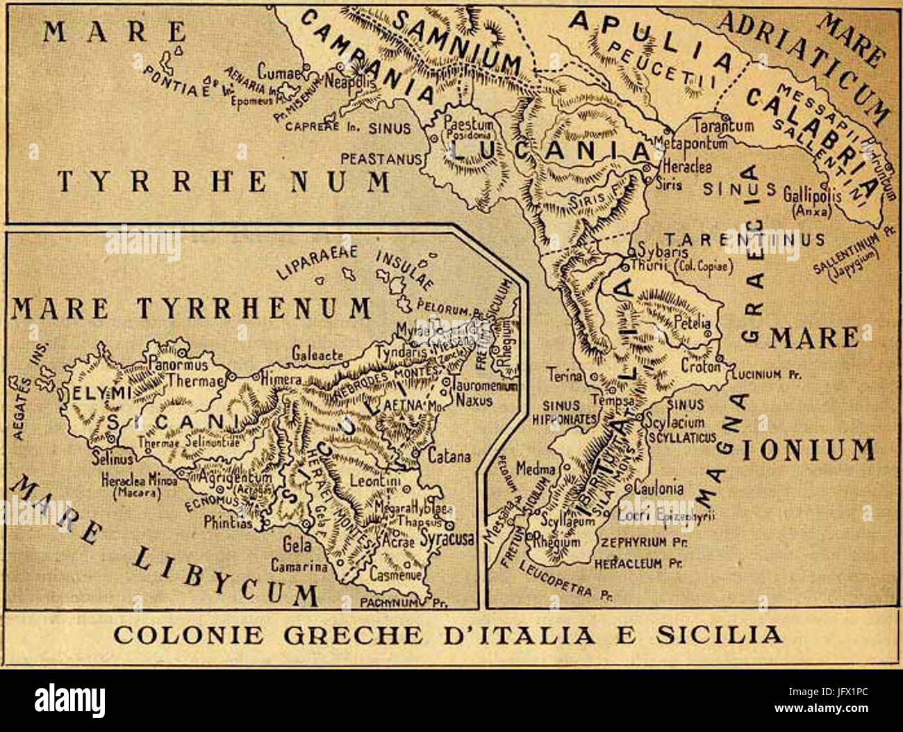 Italian greek colonies hi-res stock photography and images - Alamy