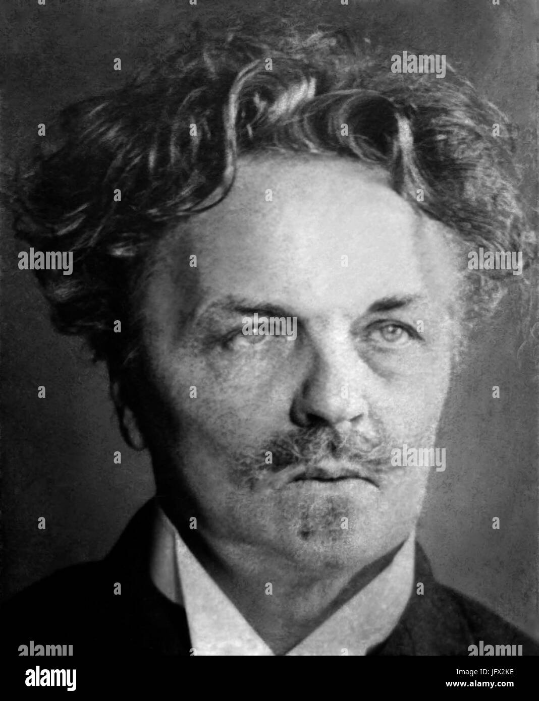 August Strindberg. Självporträtt - Nordiska Museet - NMA.0035681 Stock ...