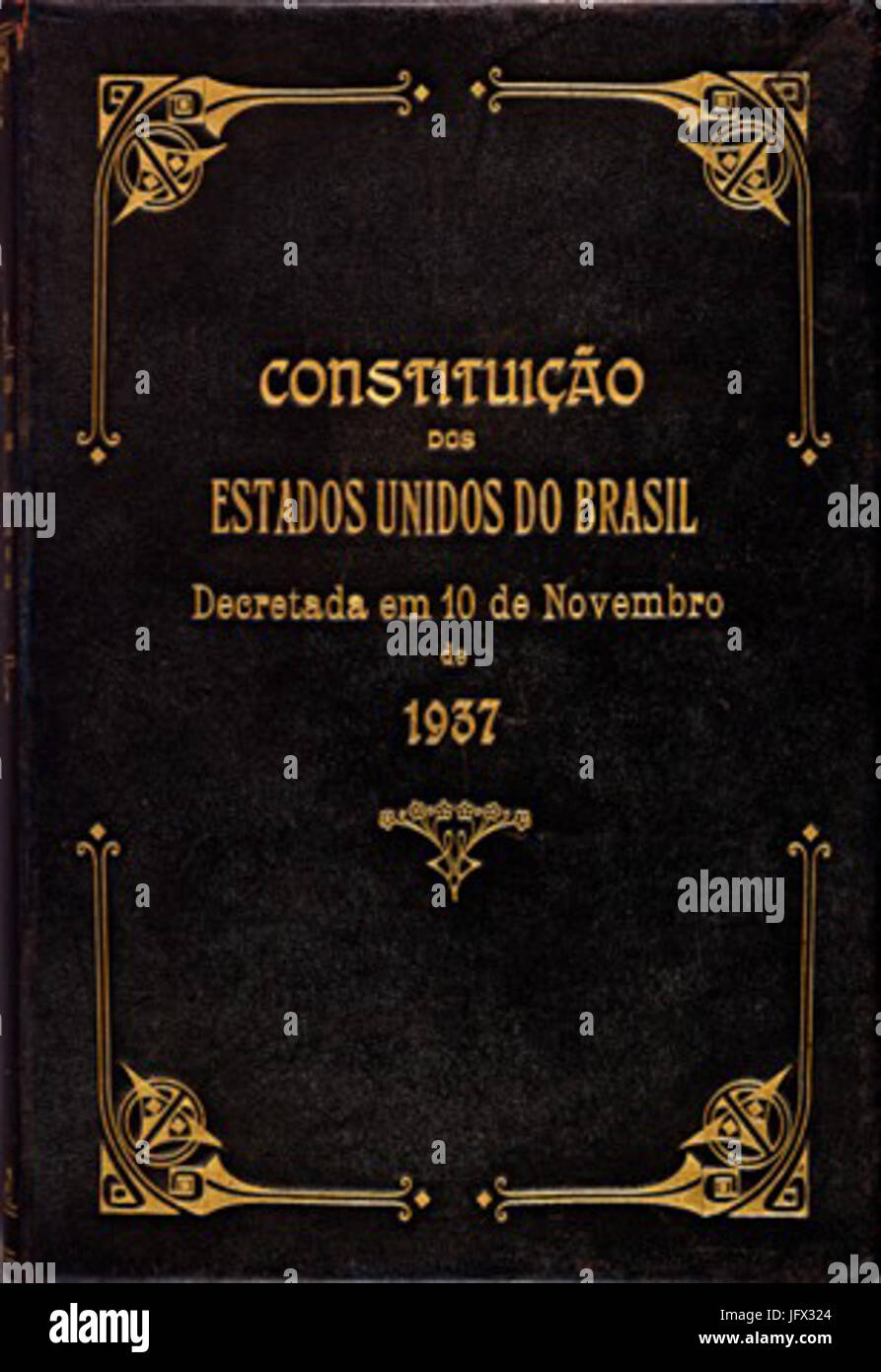 Constituição de 1937 do Brasil Stock Photo - Alamy