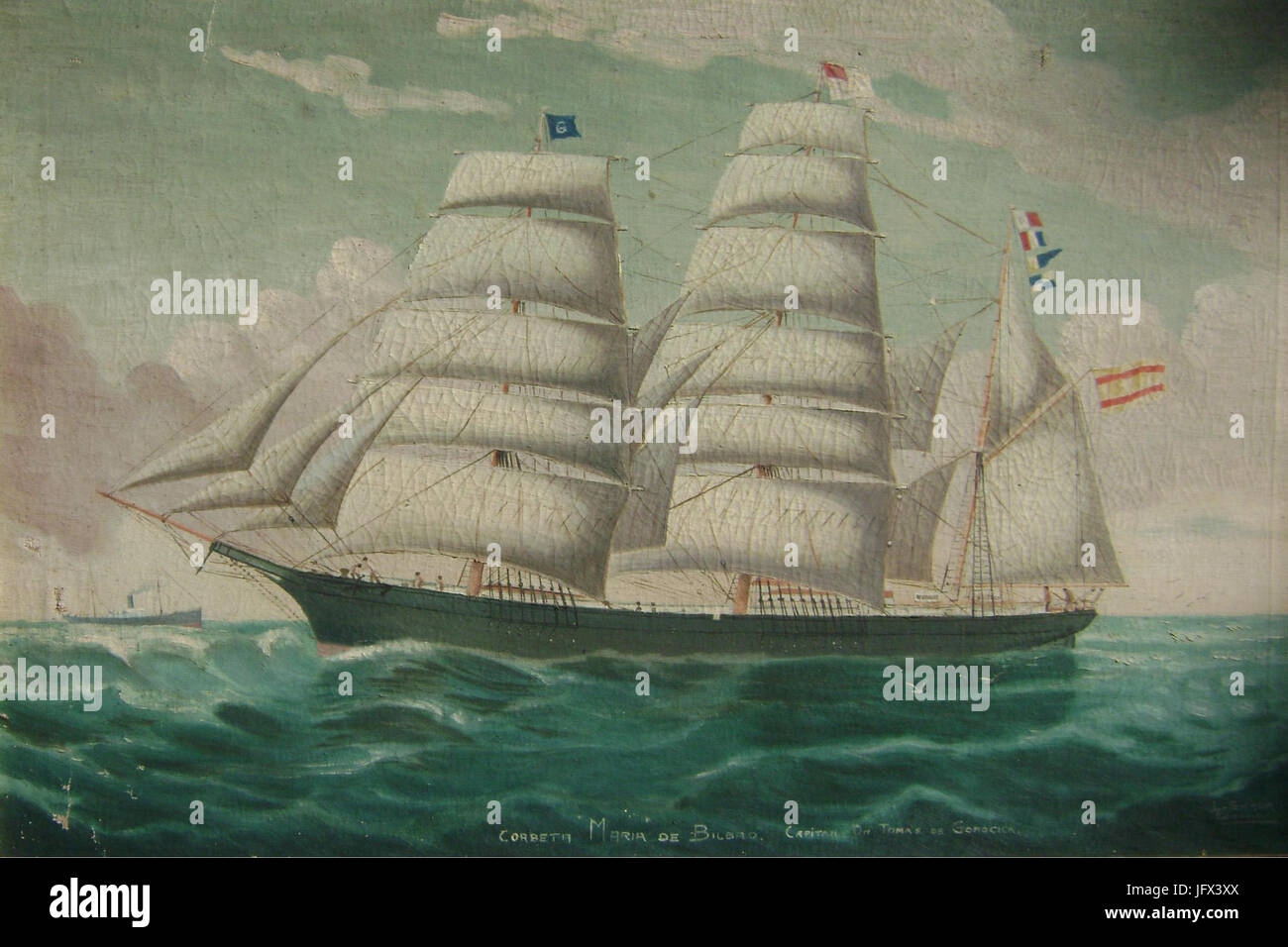 Corbeta 'María' de Bilbao Stock Photo - Alamy