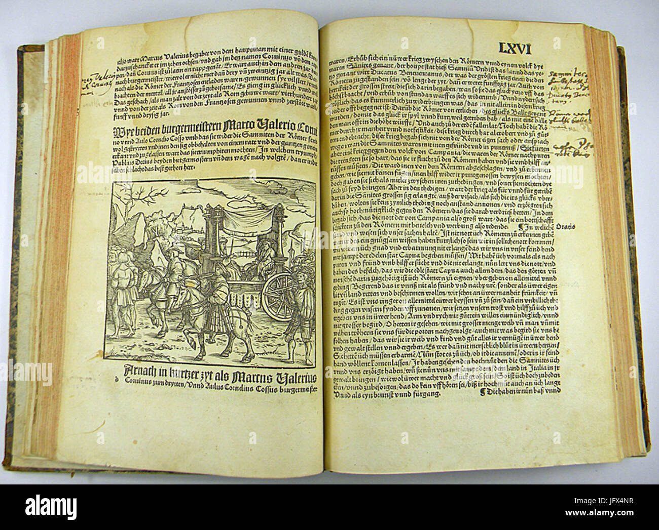 Ausschnitt aus Titus Livius Römische Historien Stock Photo - Alamy