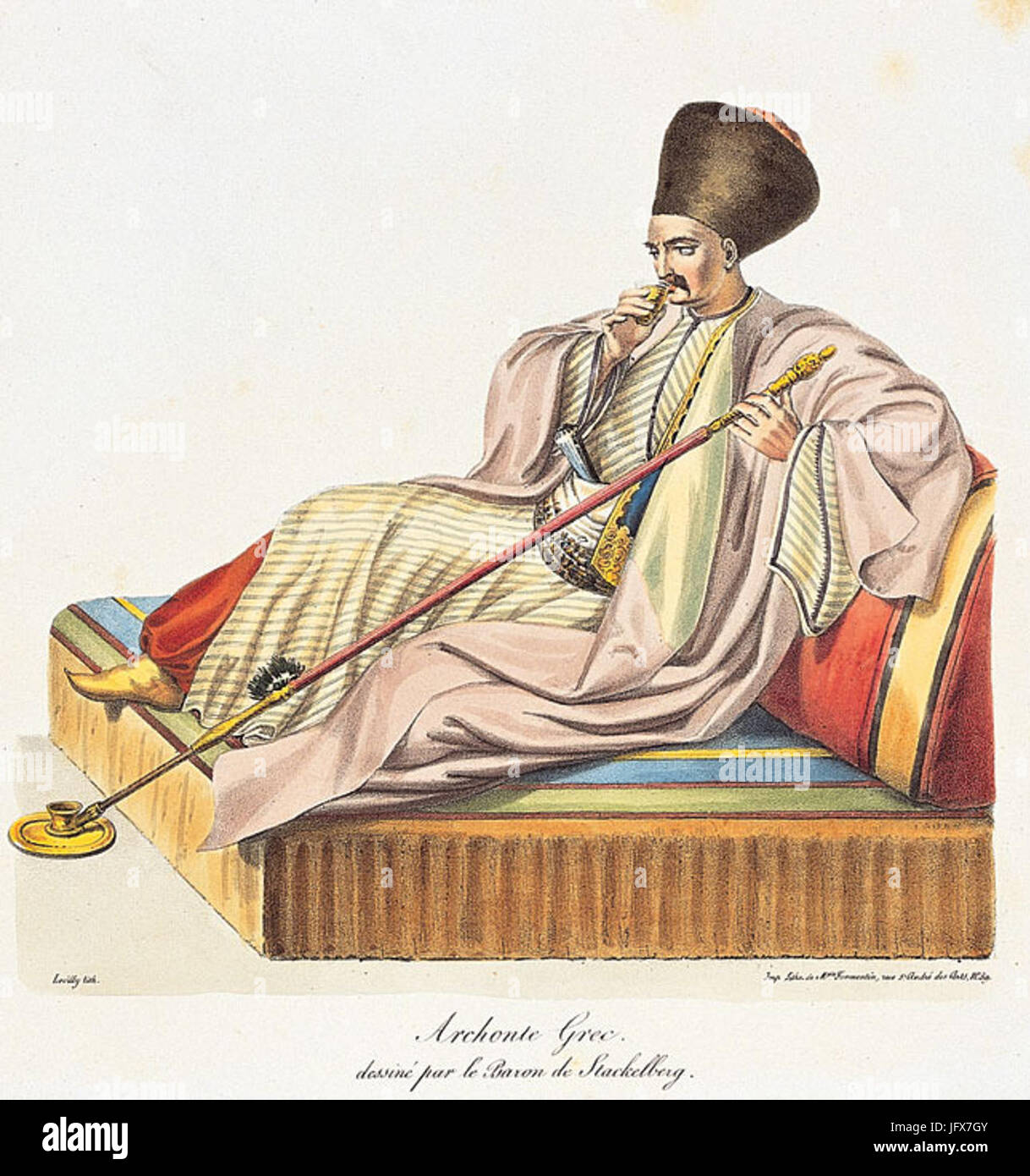 Archonte Grec, dessiné par le baron de Stackelberg - Stackelberg Otto ...