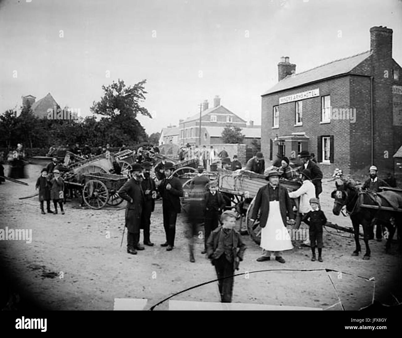 Snow england Black and White Stock Photos & Images - Alamy