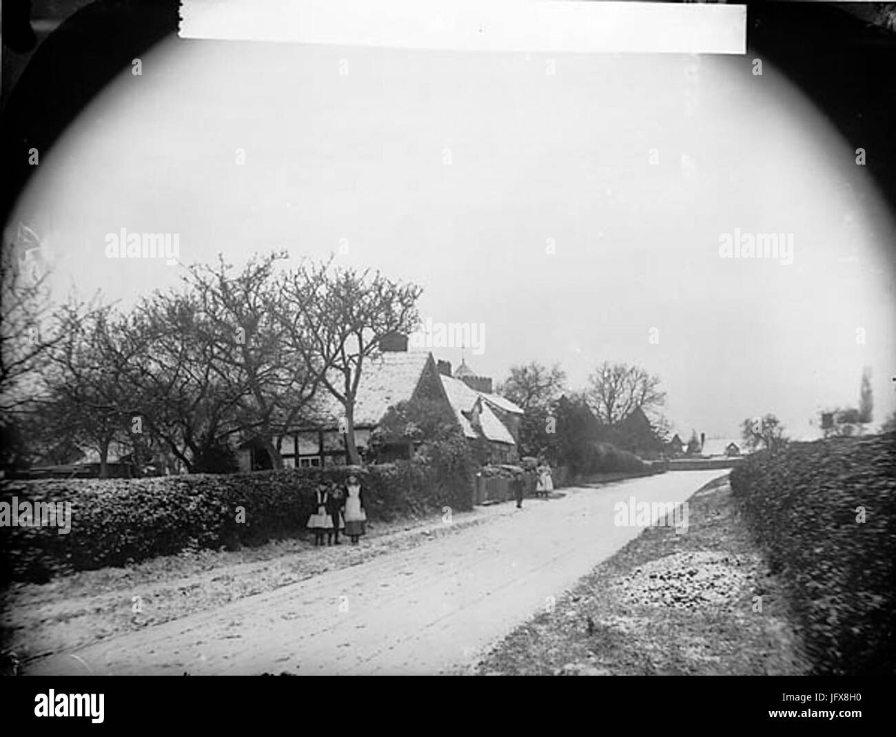 Snow england Black and White Stock Photos & Images - Alamy