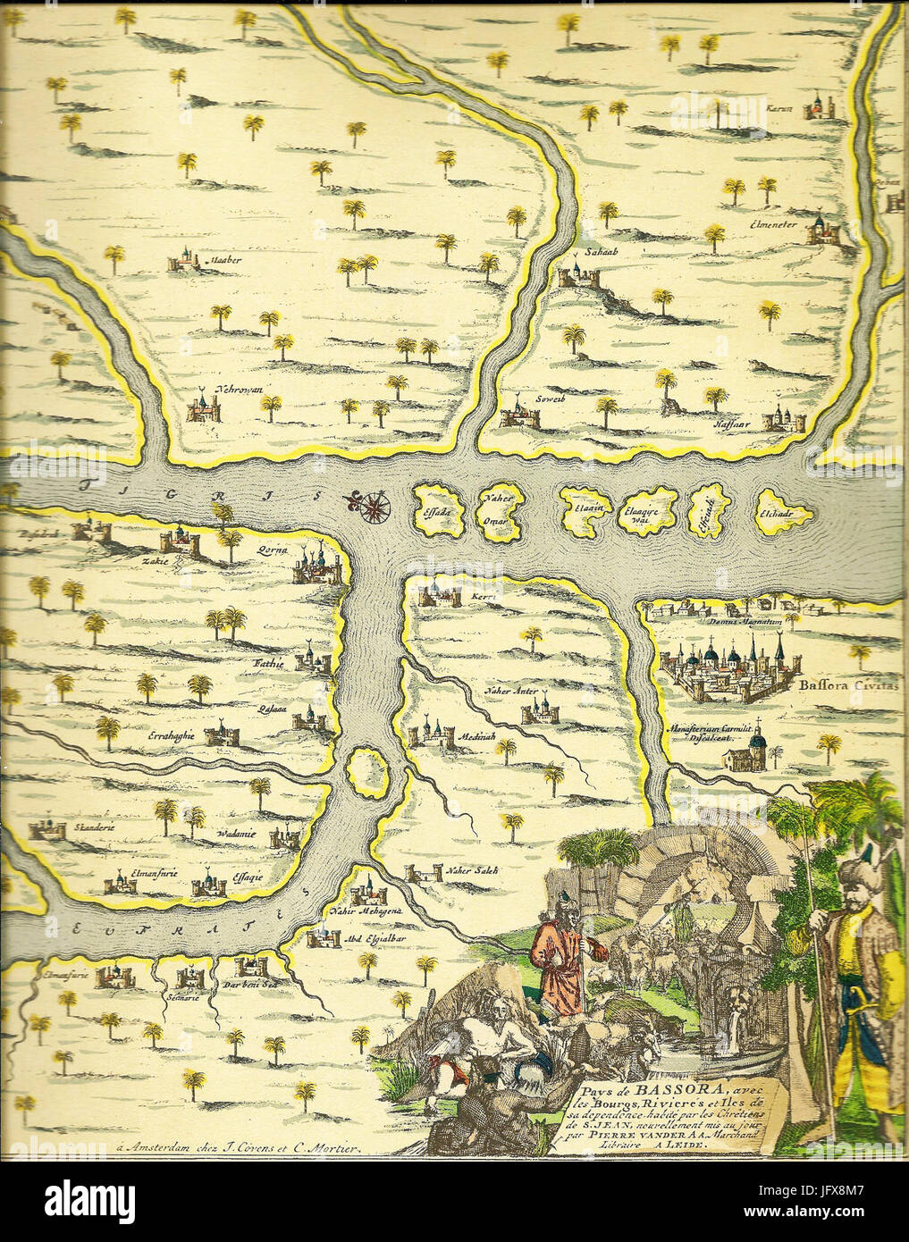 Map of basra hi-res stock photography and images - Alamy