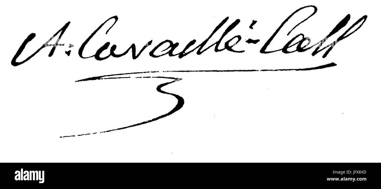 Aristide Cavaillé-Coll - Signature Stock Photo - Alamy