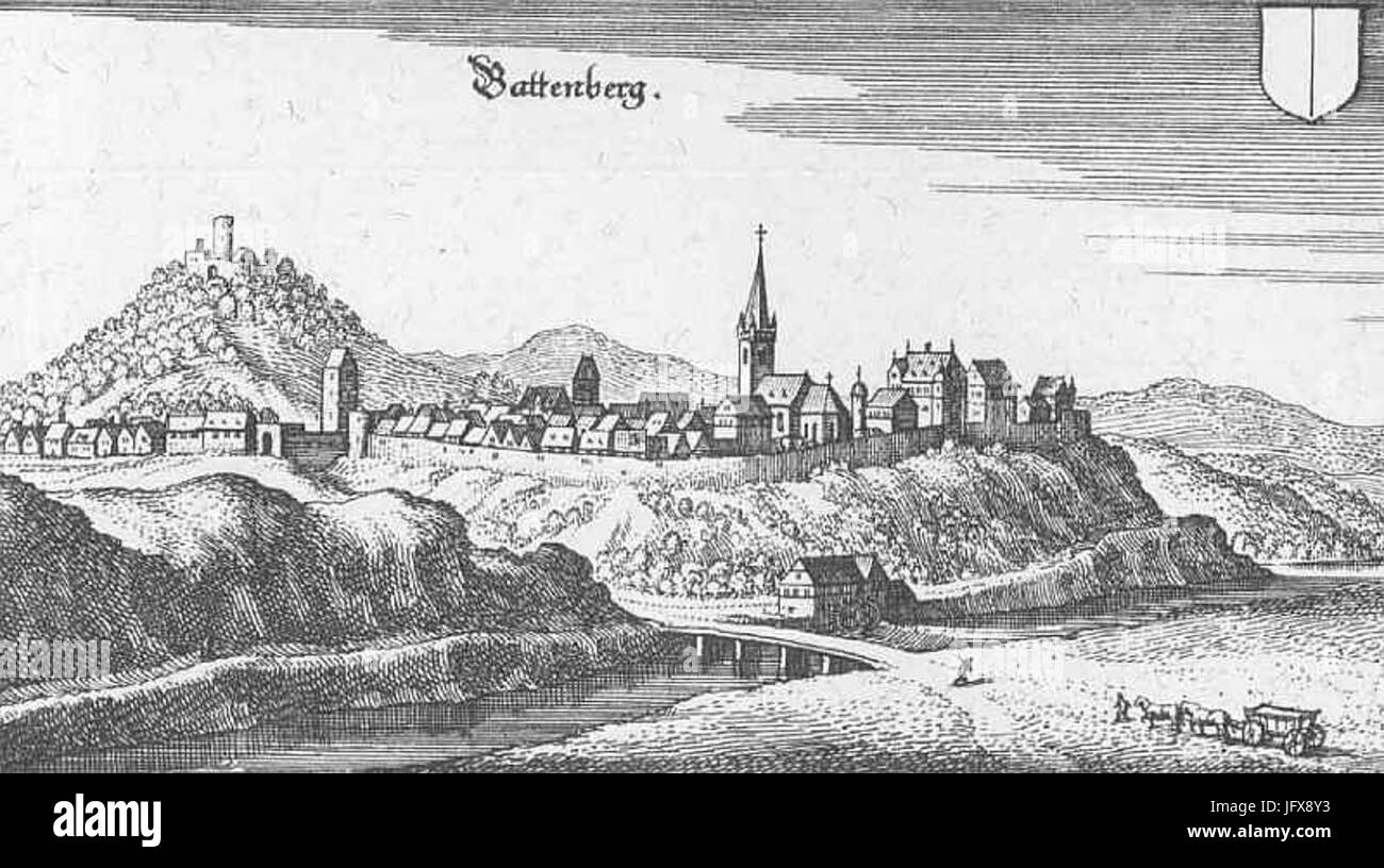 Battenberg germany Black and White Stock Photos & Images - Alamy