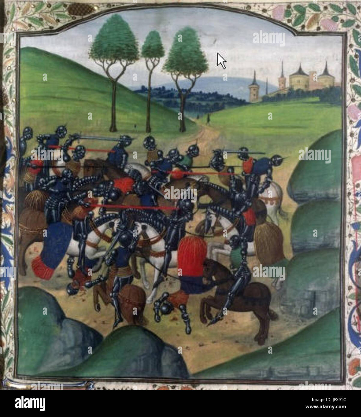 Battle of Crécy Stock Photo - Alamy