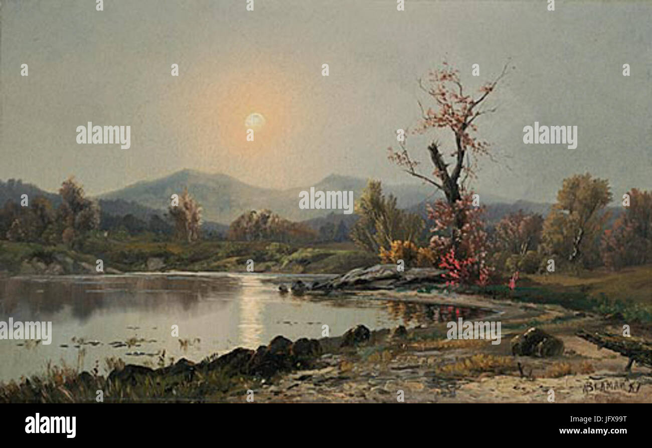 Beaman Waldo Gamaliel - Sunset in the White Mountains 28188129 Stock ...
