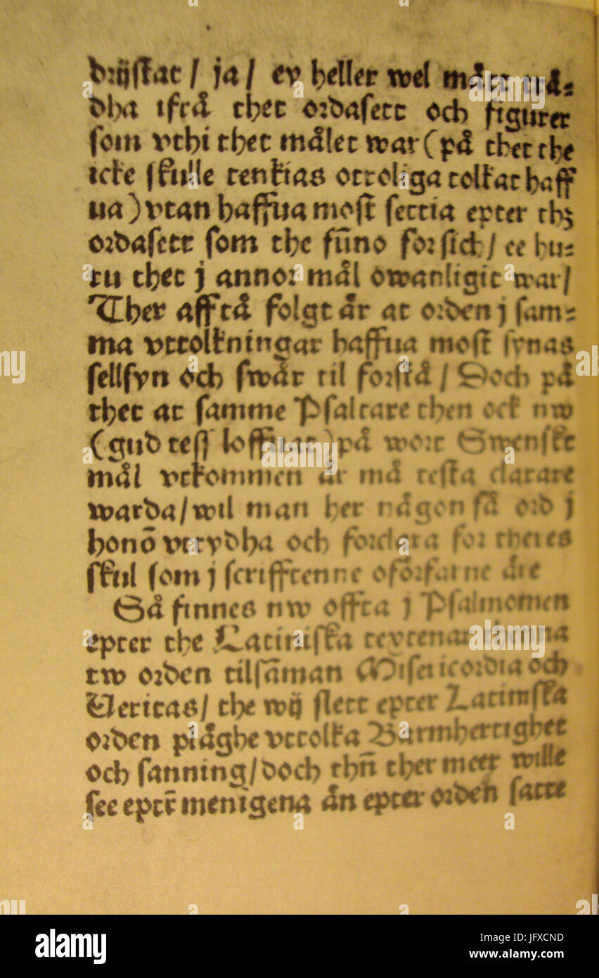 This is an early 16th-century Swedish translation of the Bible, dating ...