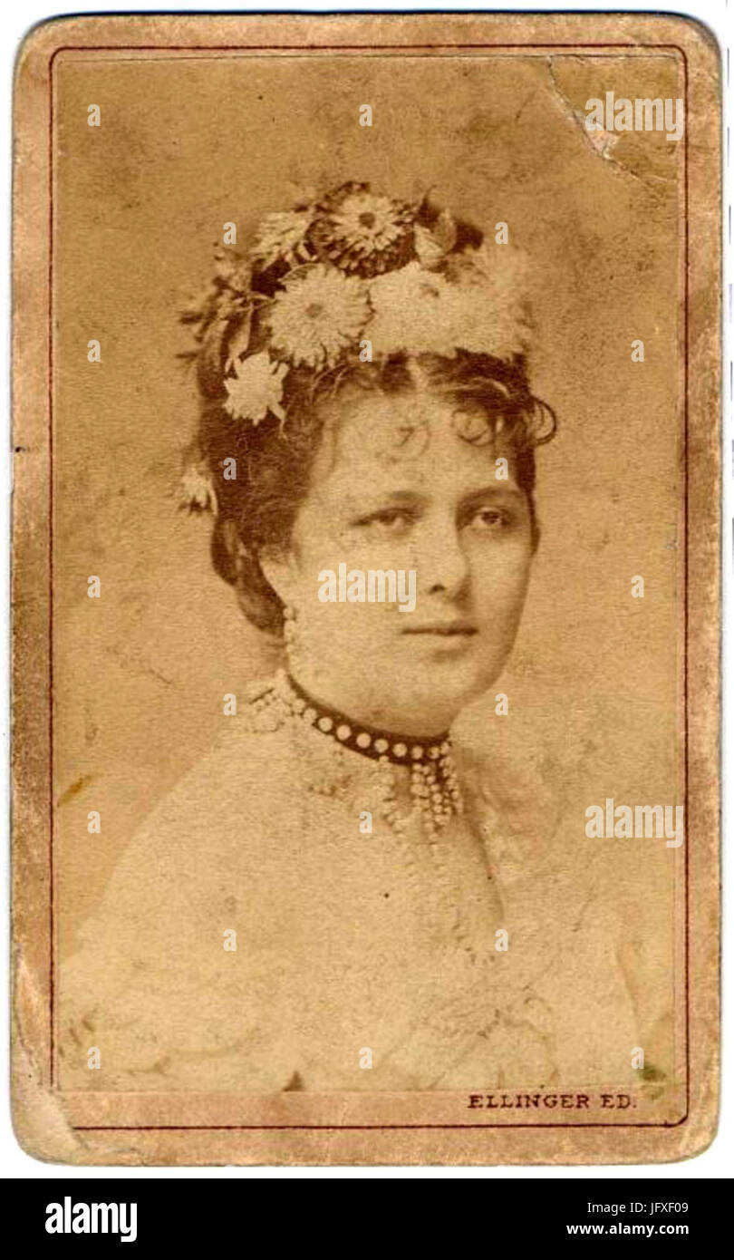 Blaha Lujza 24 évesen Stock Photo - Alamy