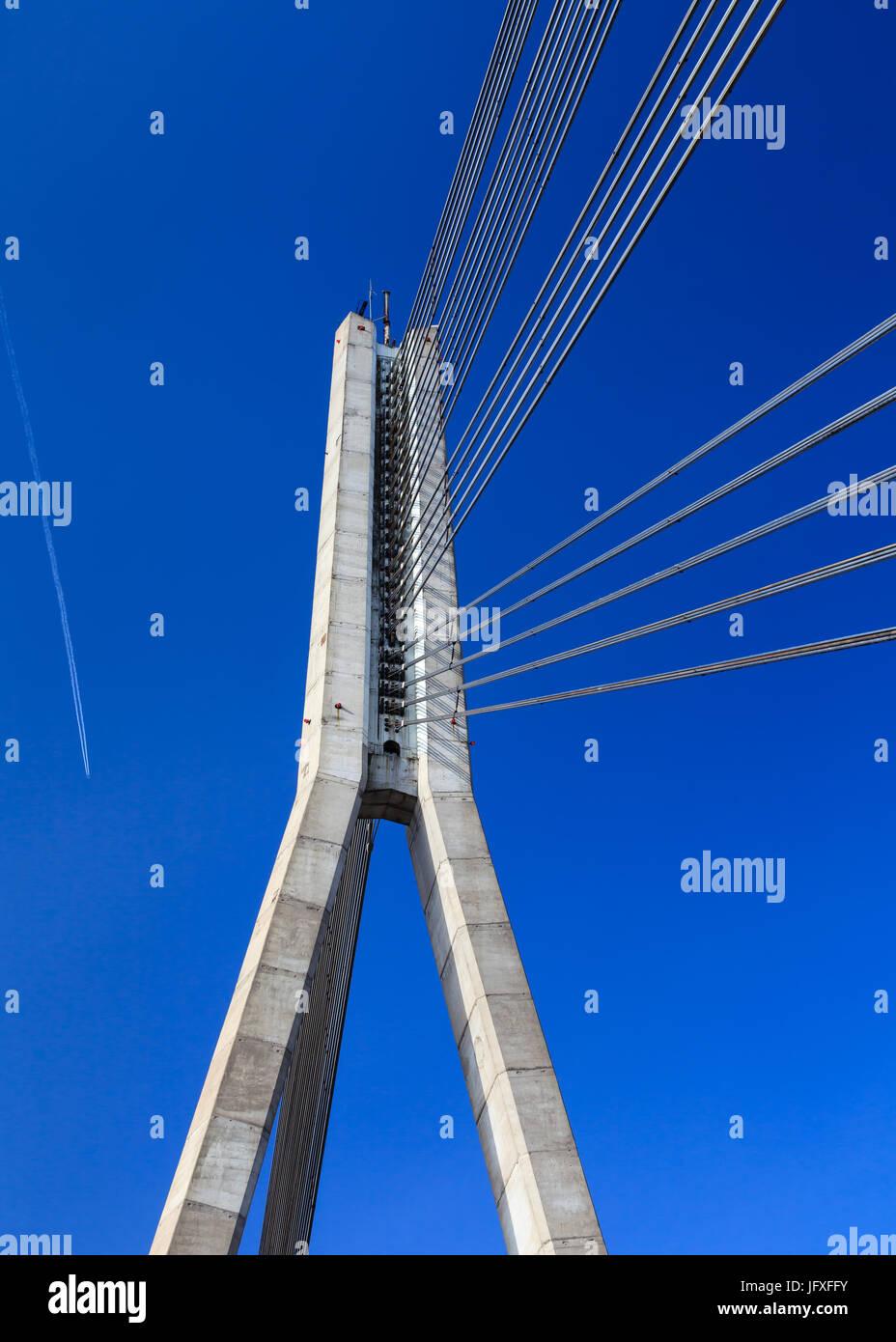 Vansu Bridge. Vansu Bridge (Vansu Tilts) is a cable stayed bridge ...