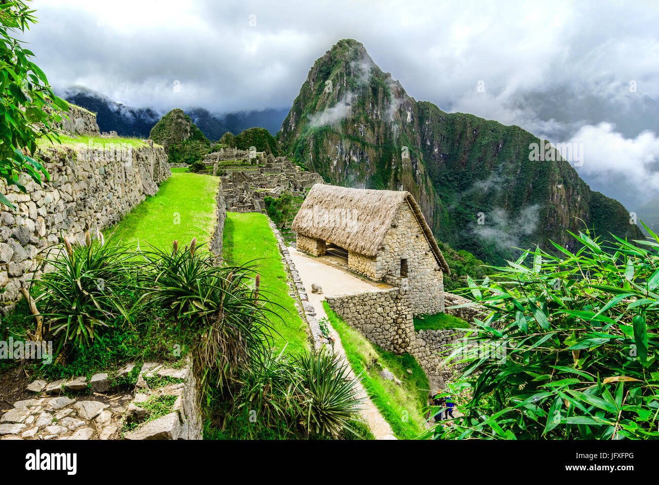 Guard house machu picchu peru hi-res stock photography and images - Alamy