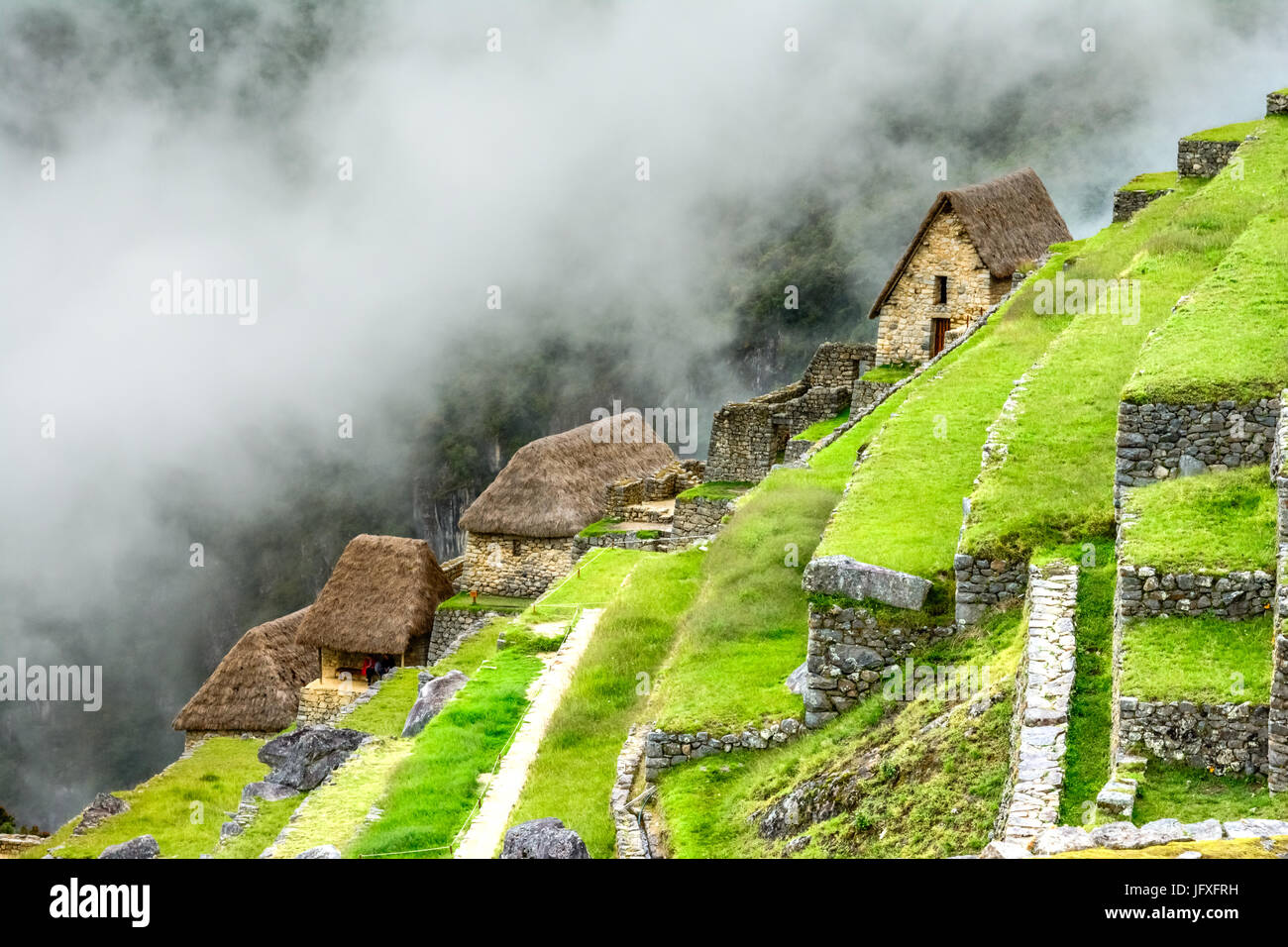 Guard house machu picchu peru hi-res stock photography and images - Alamy