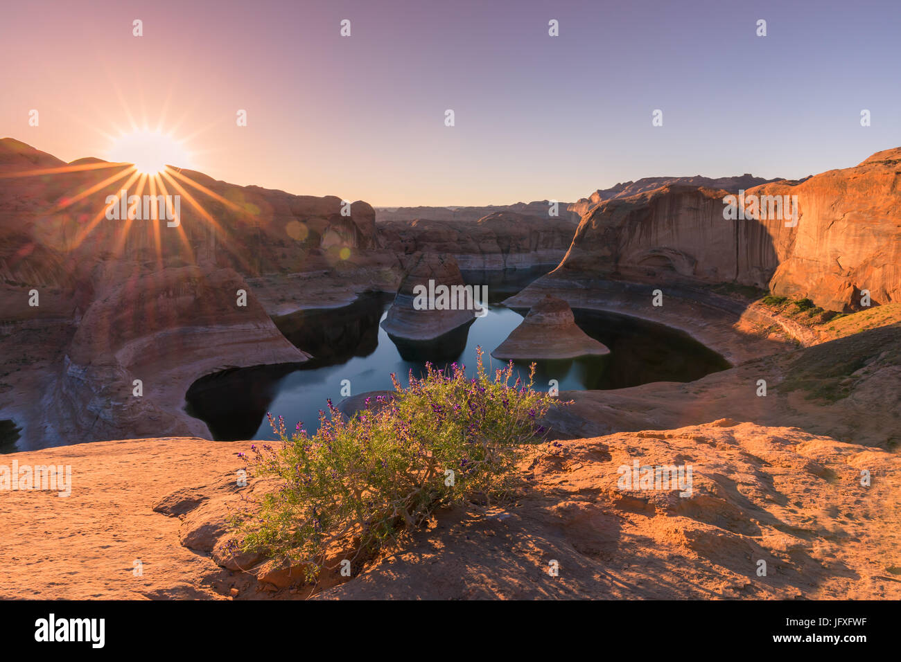 Reflection Canyon at Lake Powell in Glen Canyon National Recreation ...