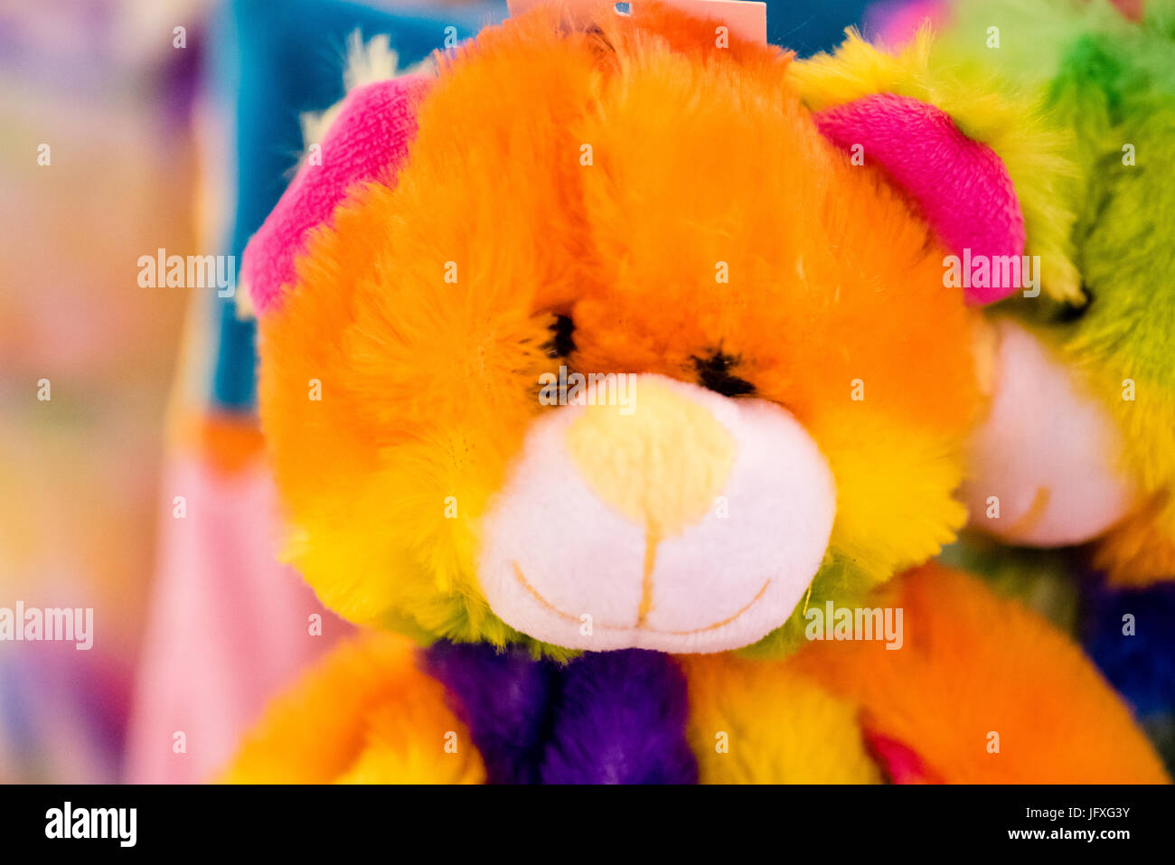 Colorful and adorable stuffed toy Stock Photo - Alamy
