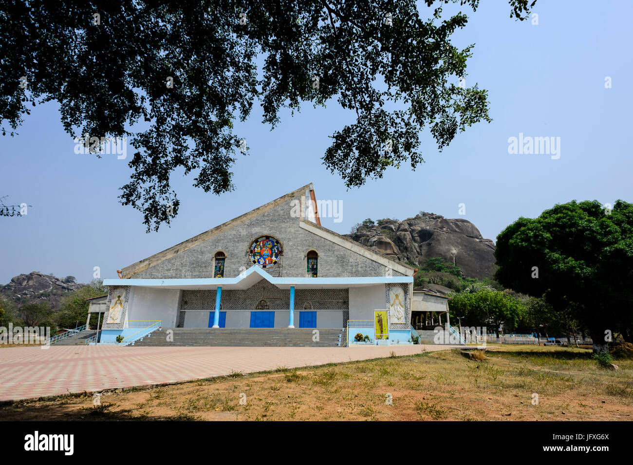 Church in Benin Stock Photo - Alamy