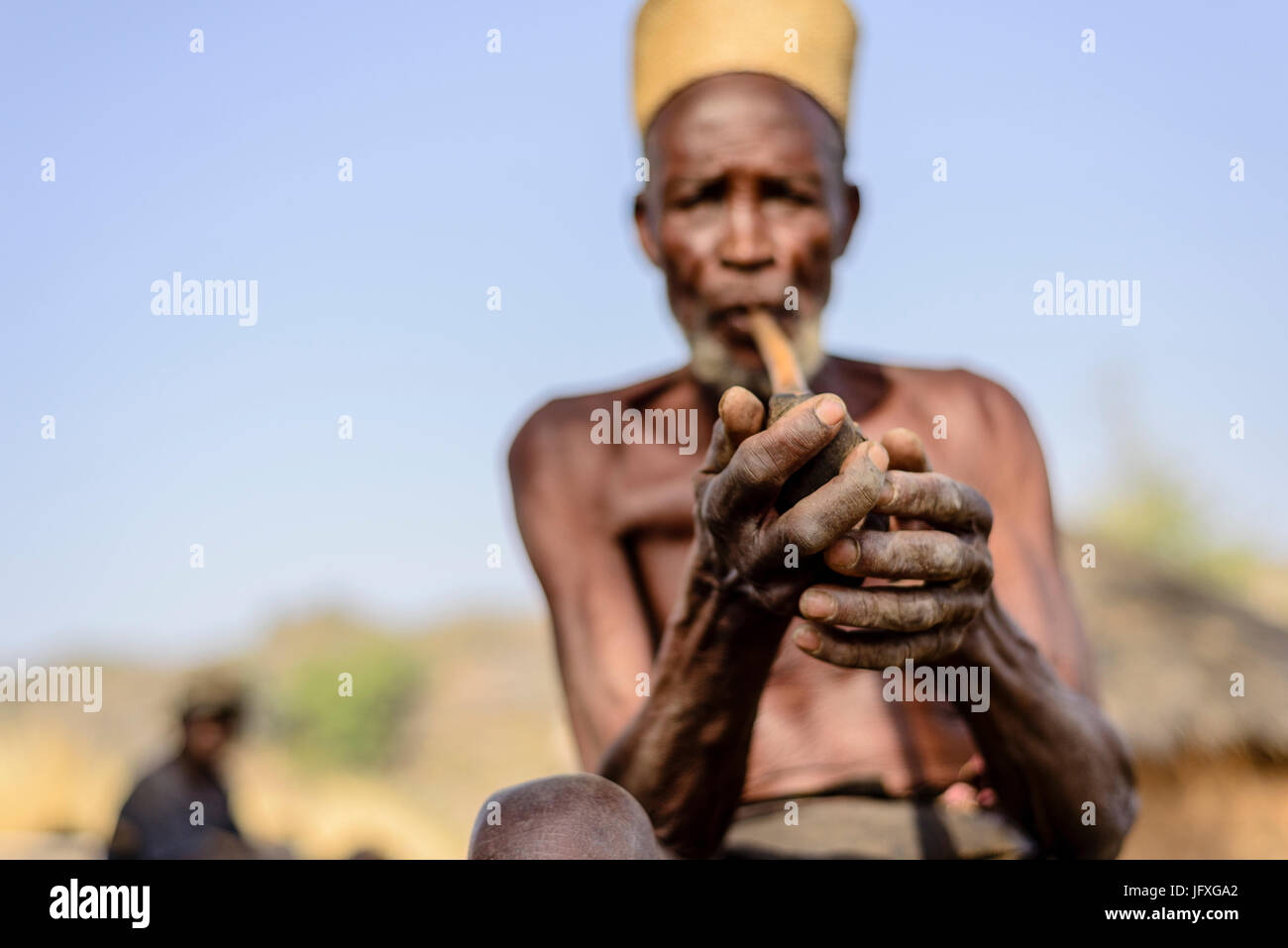 Traditional Taneka village in Benin Stock Photo - Alamy