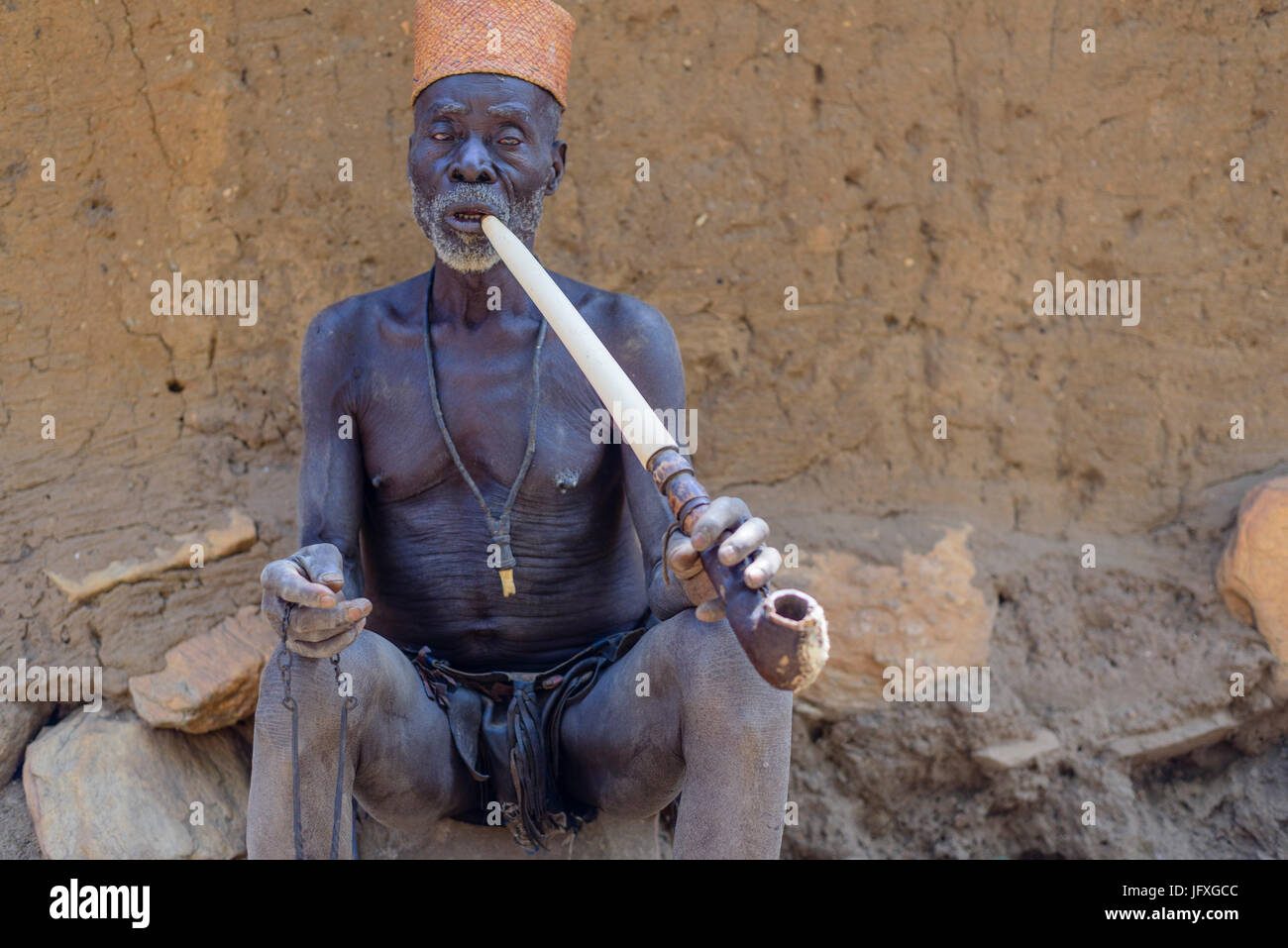 Traditional Taneka village in Benin Stock Photo - Alamy