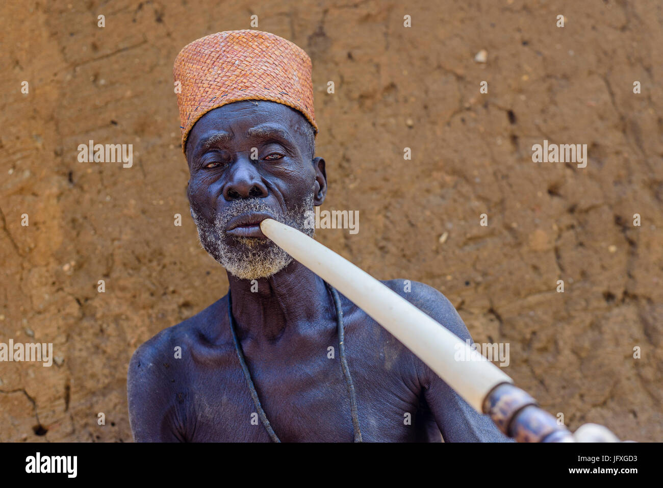 Traditional Taneka village in Benin Stock Photo - Alamy