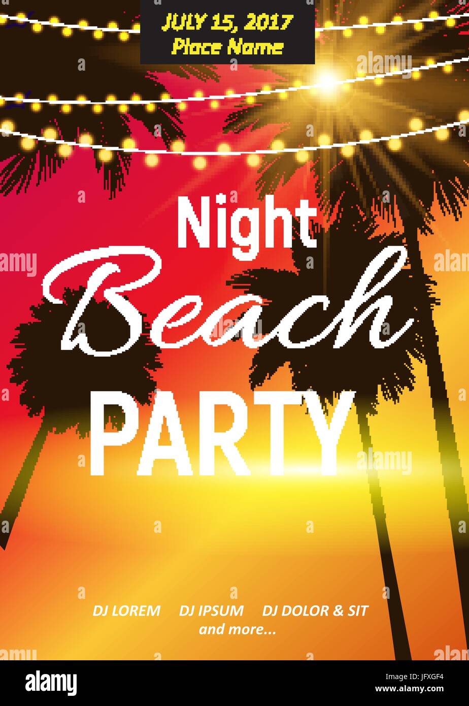 Night Beach Party Dance
