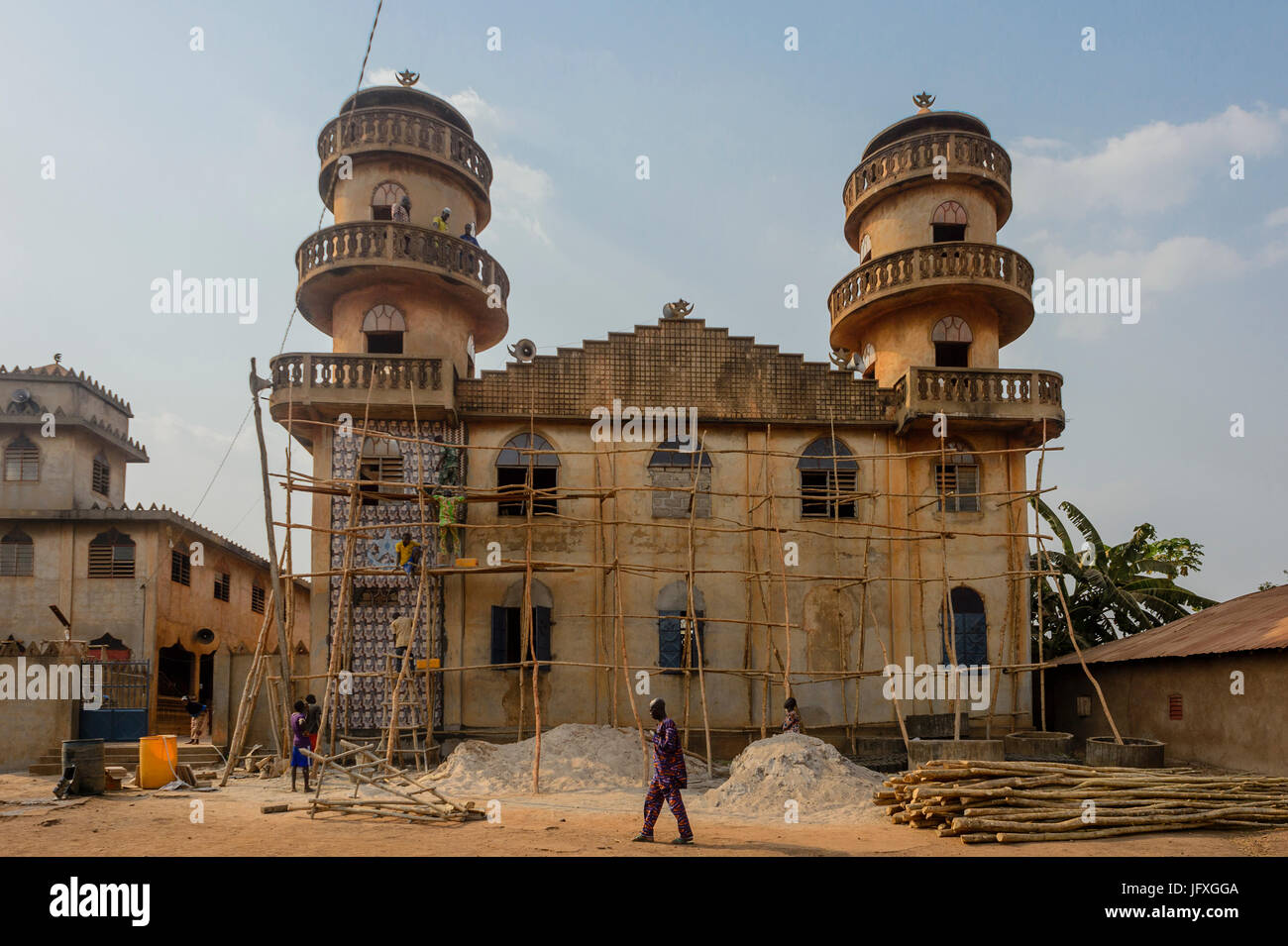 Old mosque in Ketou Stock Photo - Alamy