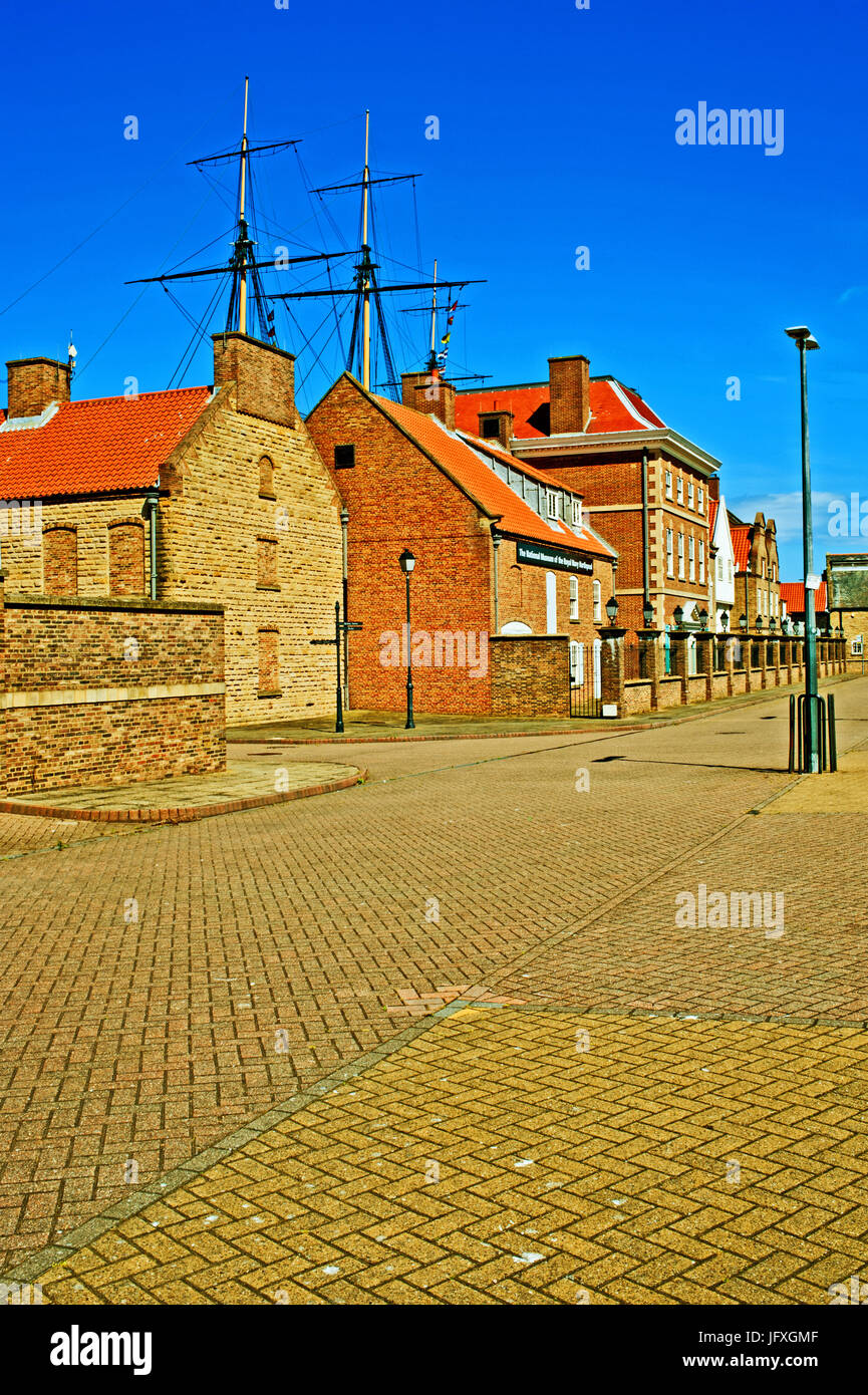 Royal Navy Museum at Hartlepool north east England Stock Photo - Alamy