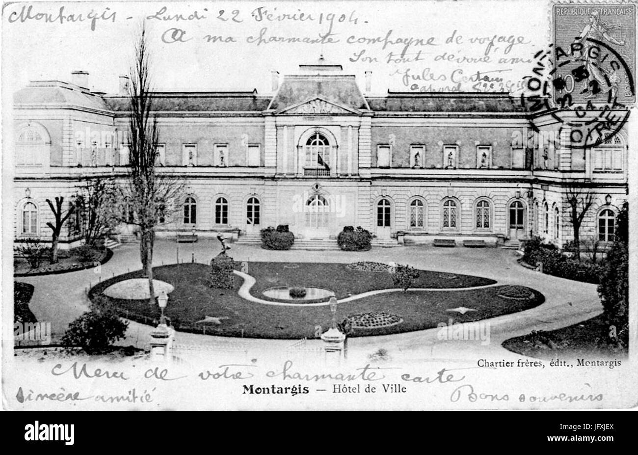 Montargis map hi-res stock photography and images - Alamy