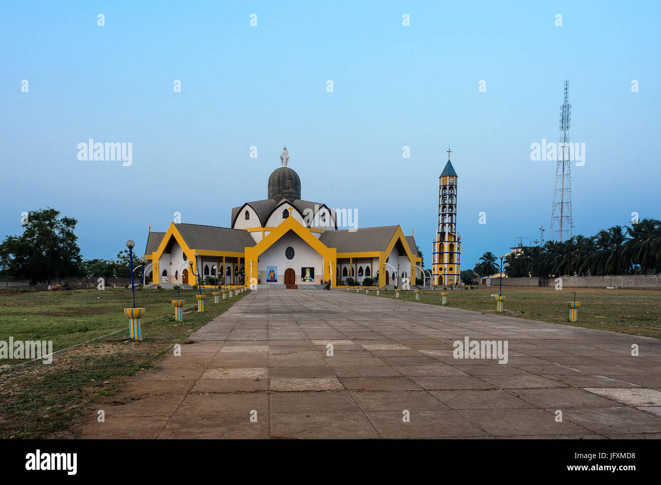 Church in Benin Stock Photo - Alamy