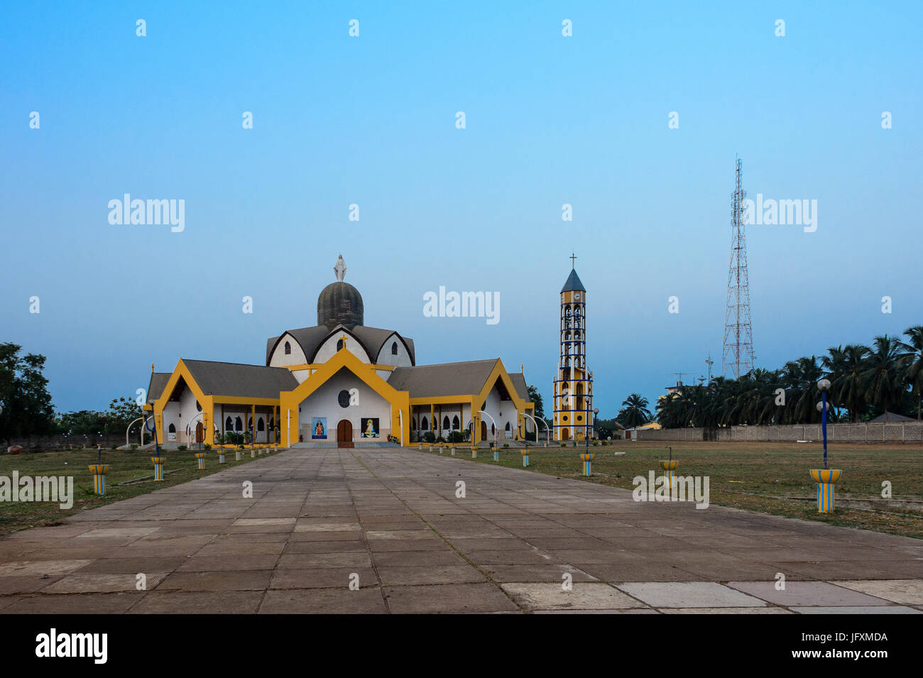 Church in Benin Stock Photo - Alamy