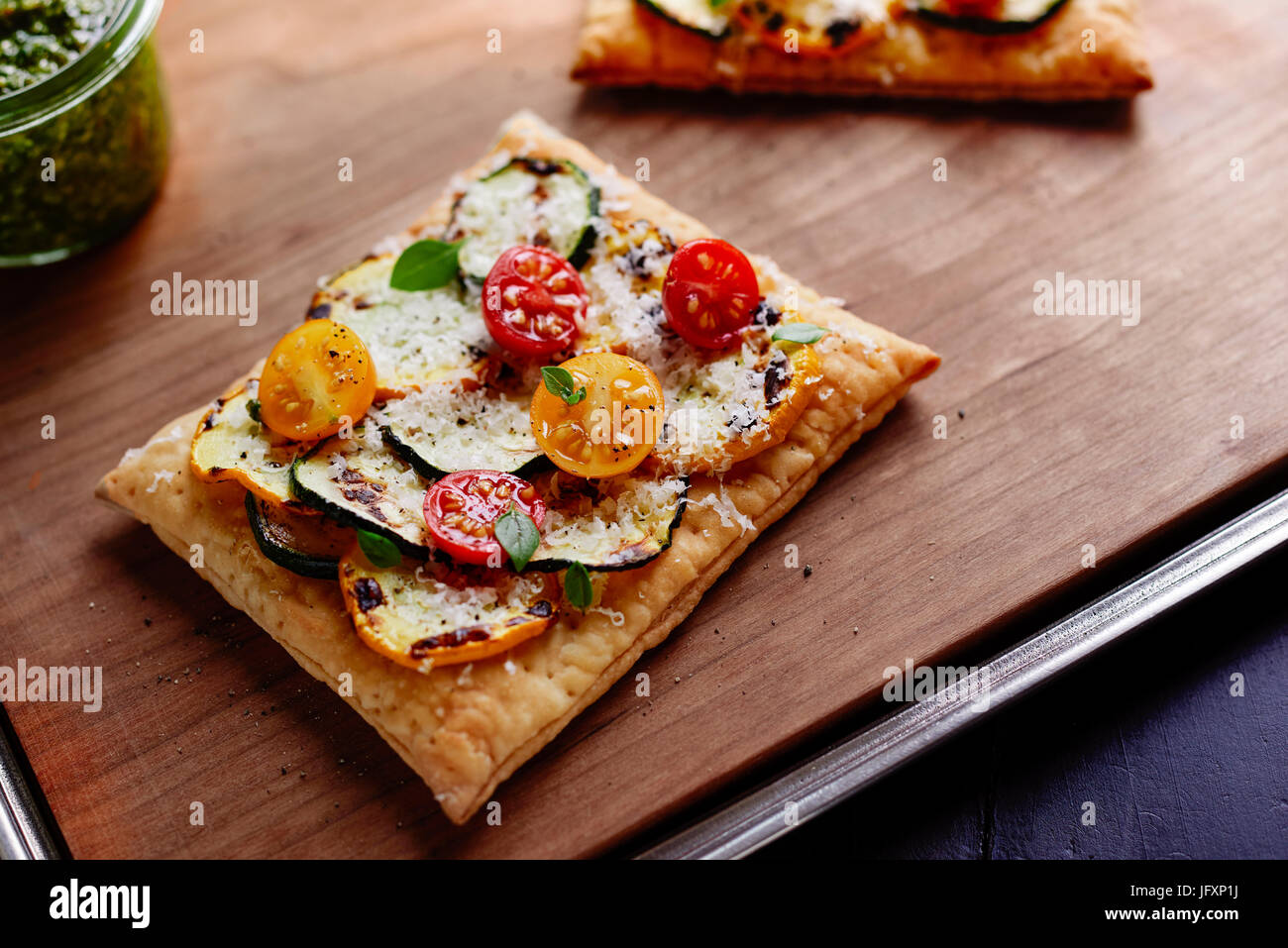 mini pizza pizza squares Stock Photo - Alamy