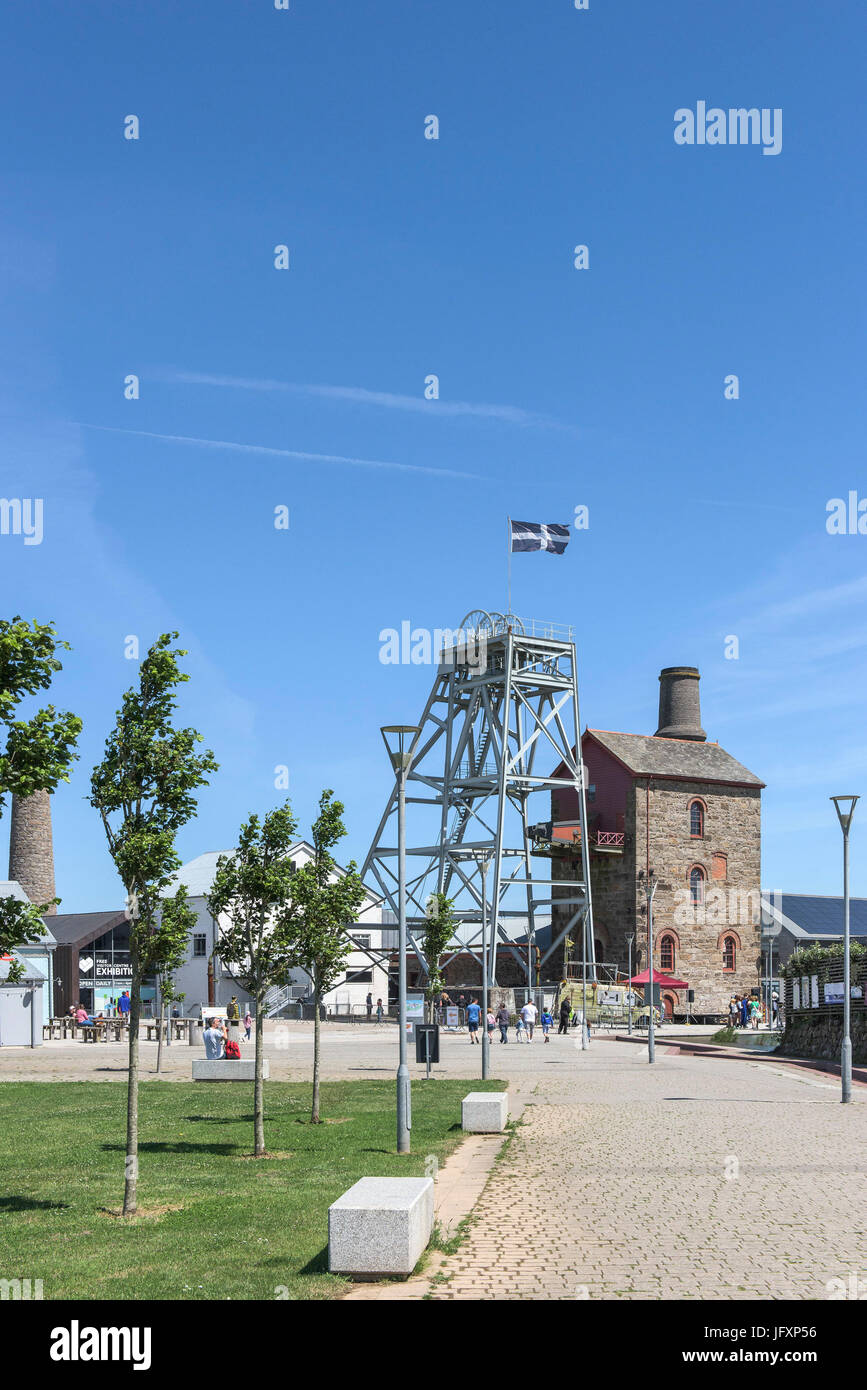 Heartlands World Heritage Site in Cornwall Stock Photo - Alamy
