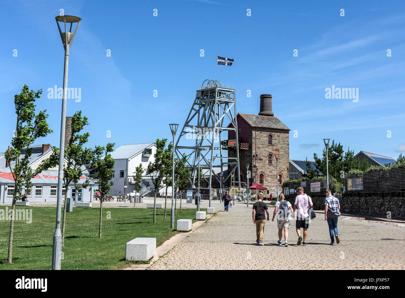 Heartlands World Heritage Site in Cornwall Stock Photo - Alamy