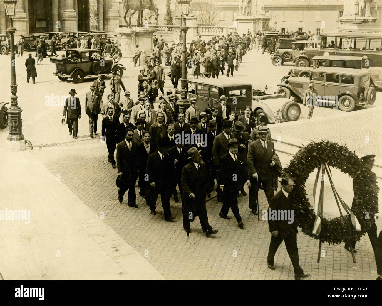 Funeral in Capitoline Hill, Rome, Italy Stock Photo - Alamy