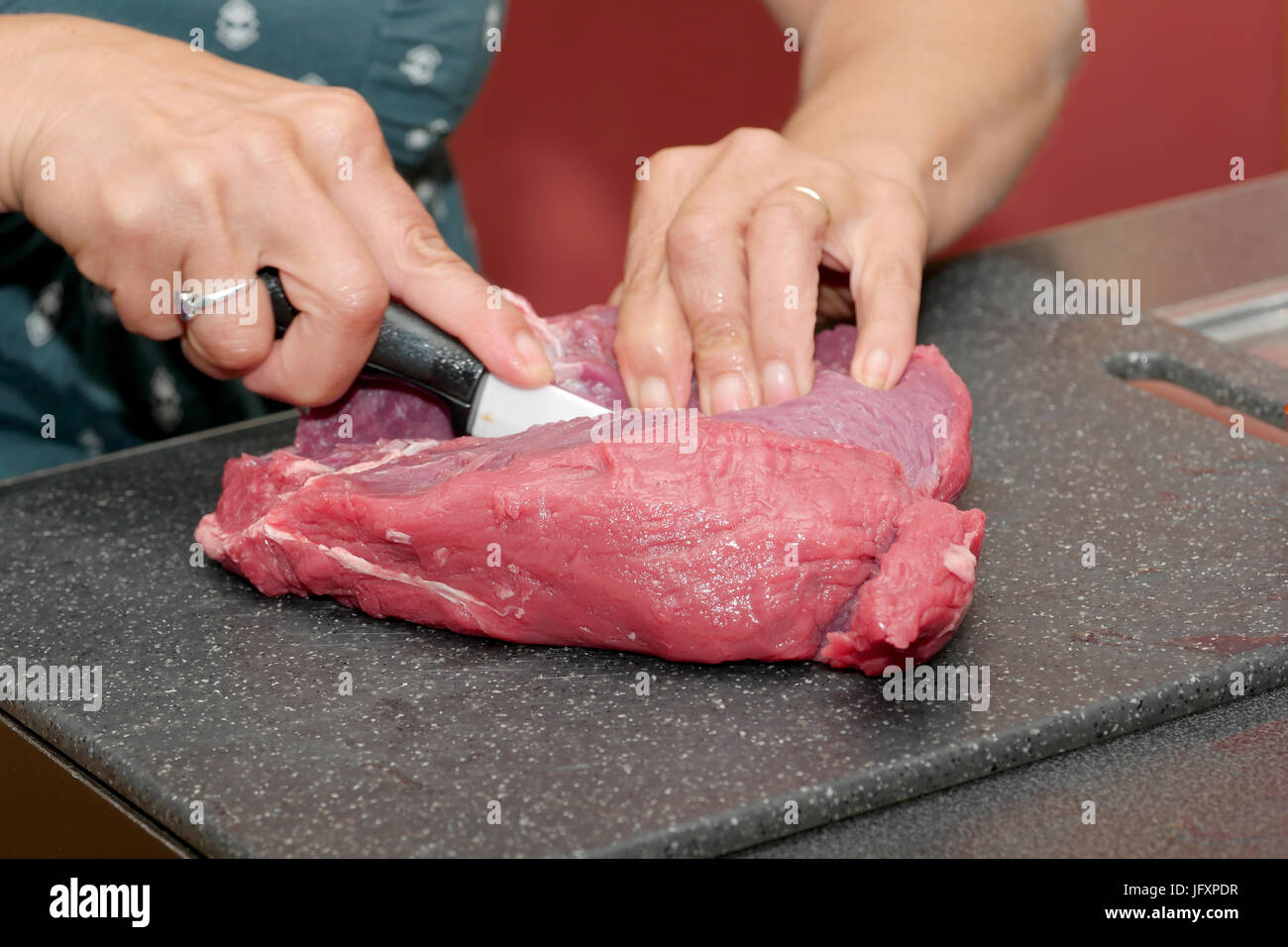 Womans butcher hi-res stock photography and images - Alamy
