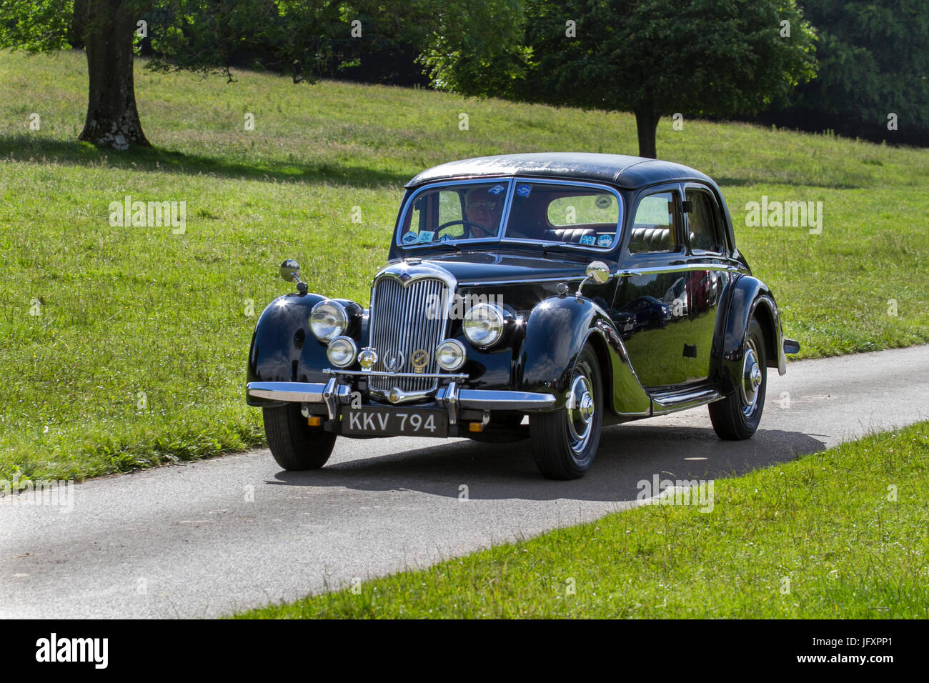 1951 50s black Riley 1.5 Litre Classic, collectable restored vintage ...
