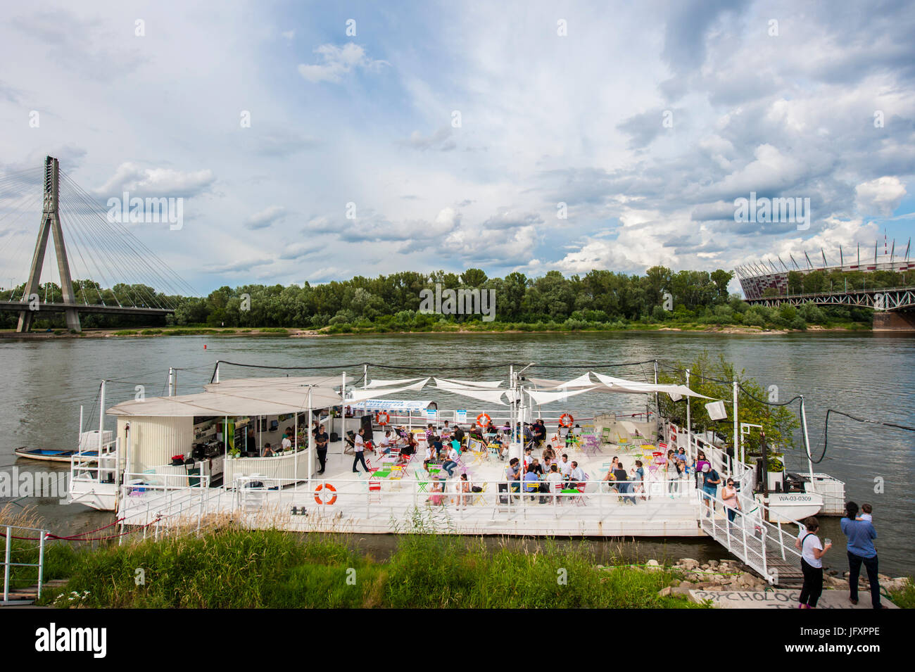 Floating bar restaurant barge hi-res stock photography and images - Alamy