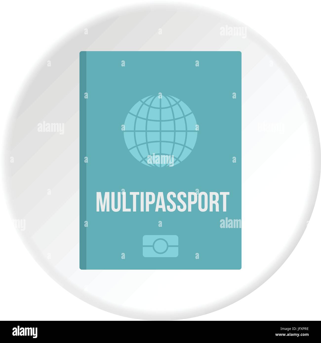 Passport icon circle Stock Vector Image & Art - Alamy