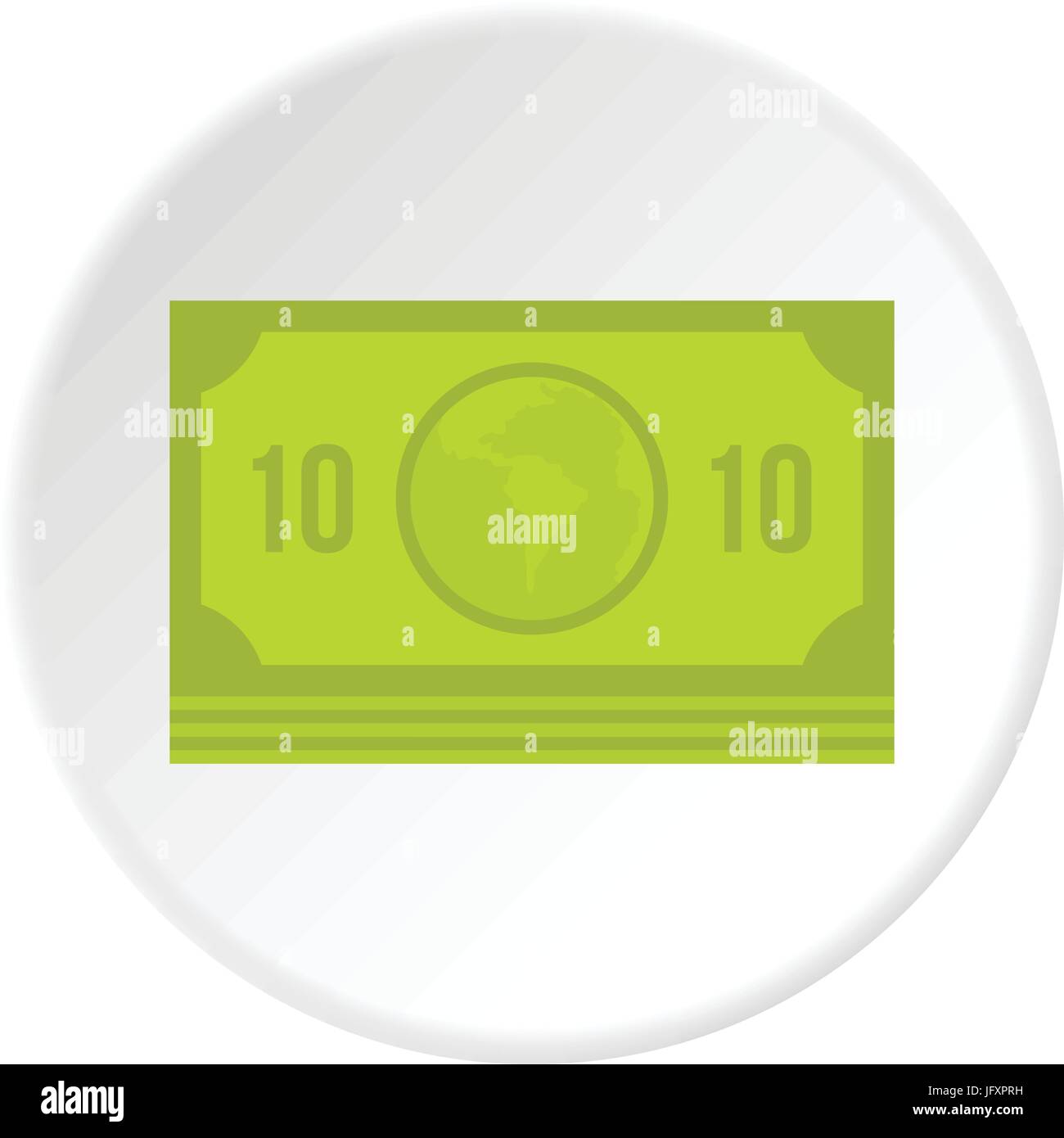 Green money banknote icon circle Stock Vector Image & Art - Alamy