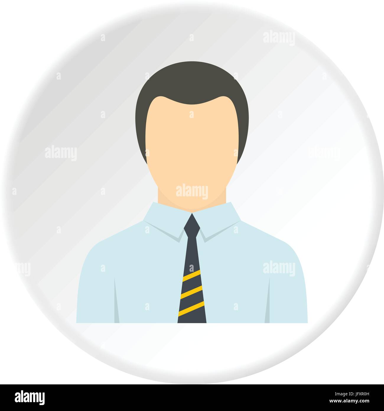 Man in business suit as user icon circle Stock Vector Image & Art - Alamy