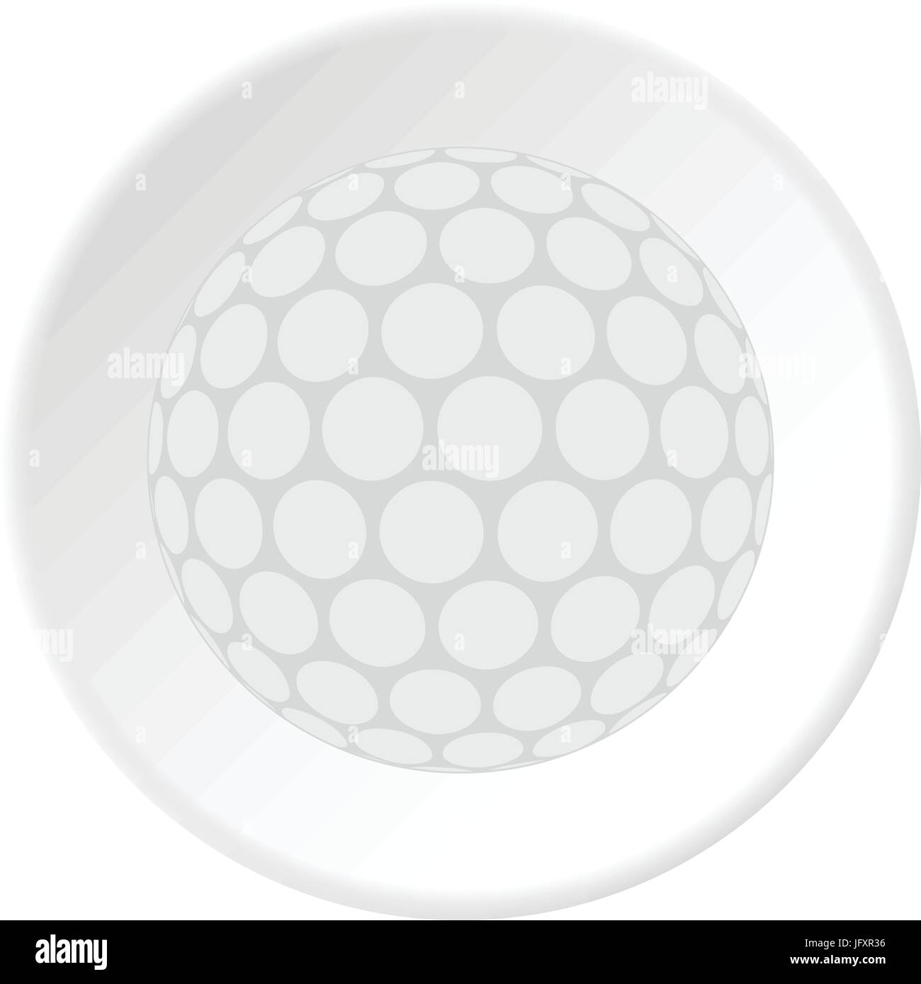 Ball for playing golf icon circle Stock Vector Image & Art - Alamy