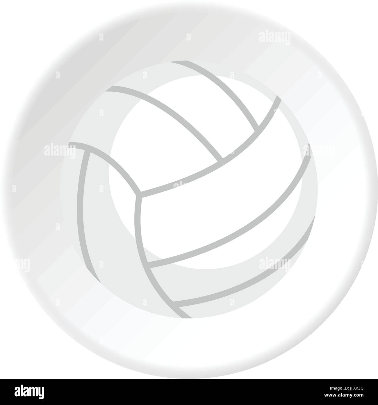 Ball for playing volleyball icon circle Stock Vector Image & Art - Alamy