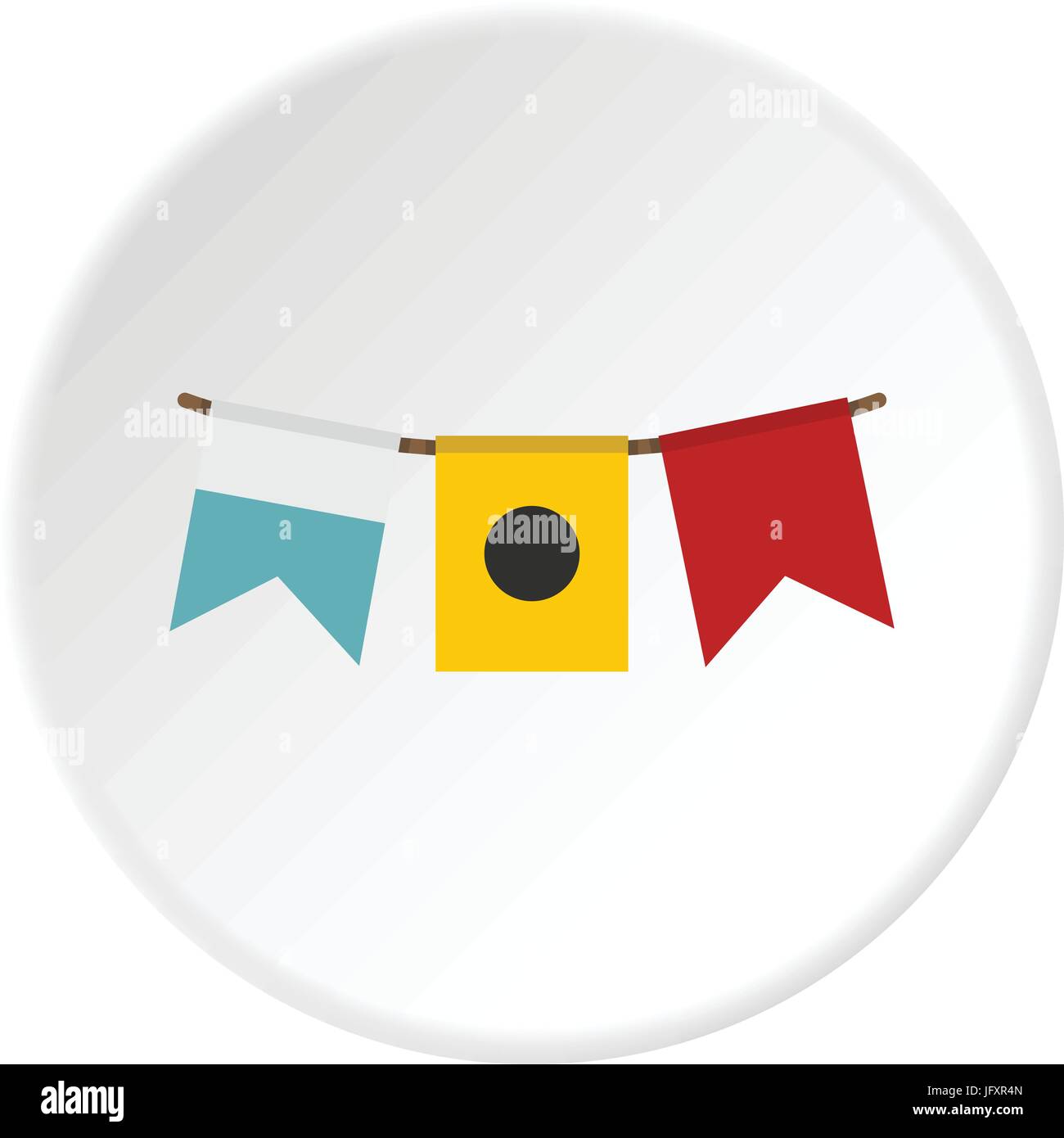 Colorful flags icon circle Stock Vector Image & Art - Alamy