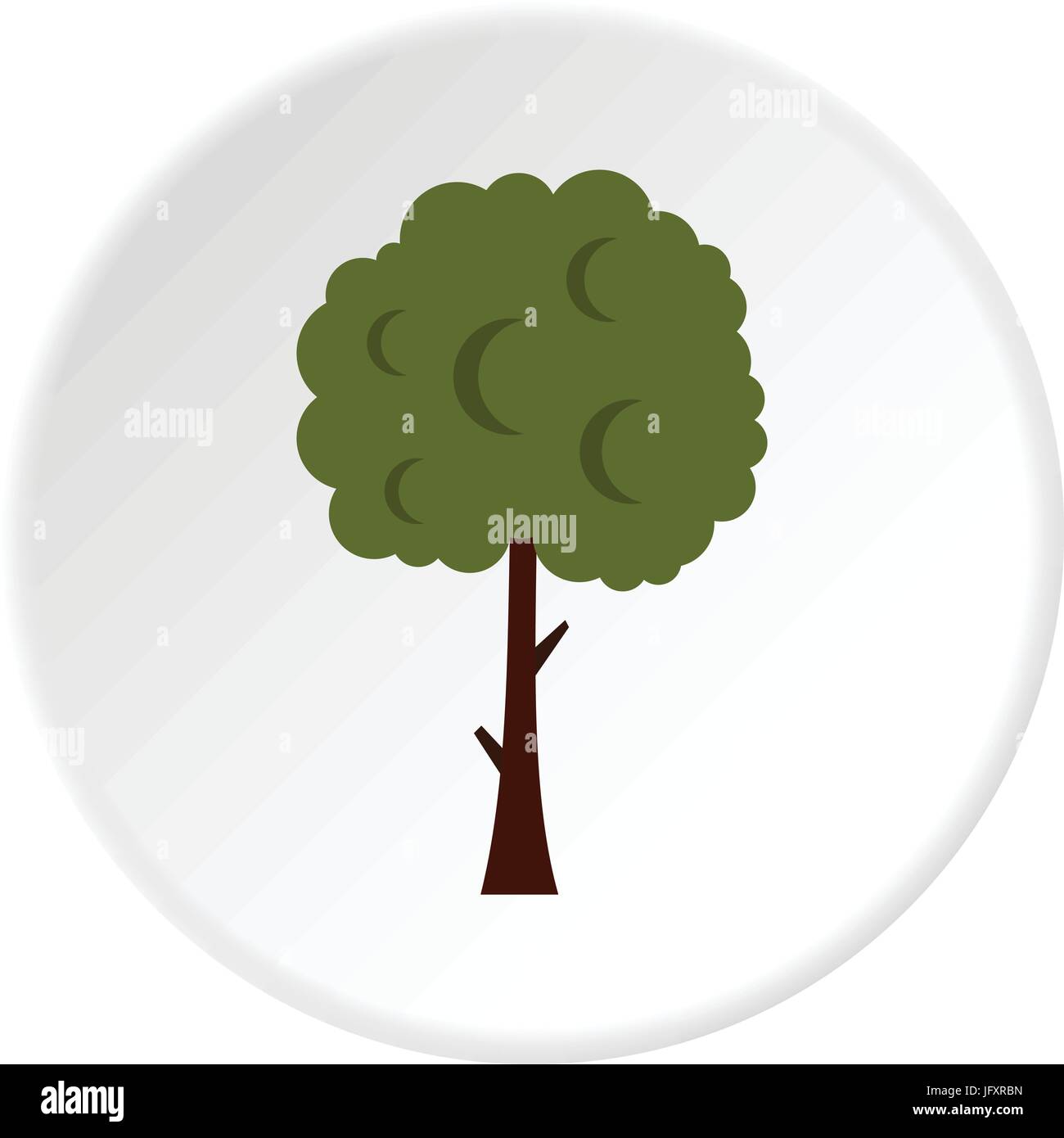 Long tree icon circle Stock Vector Image & Art - Alamy