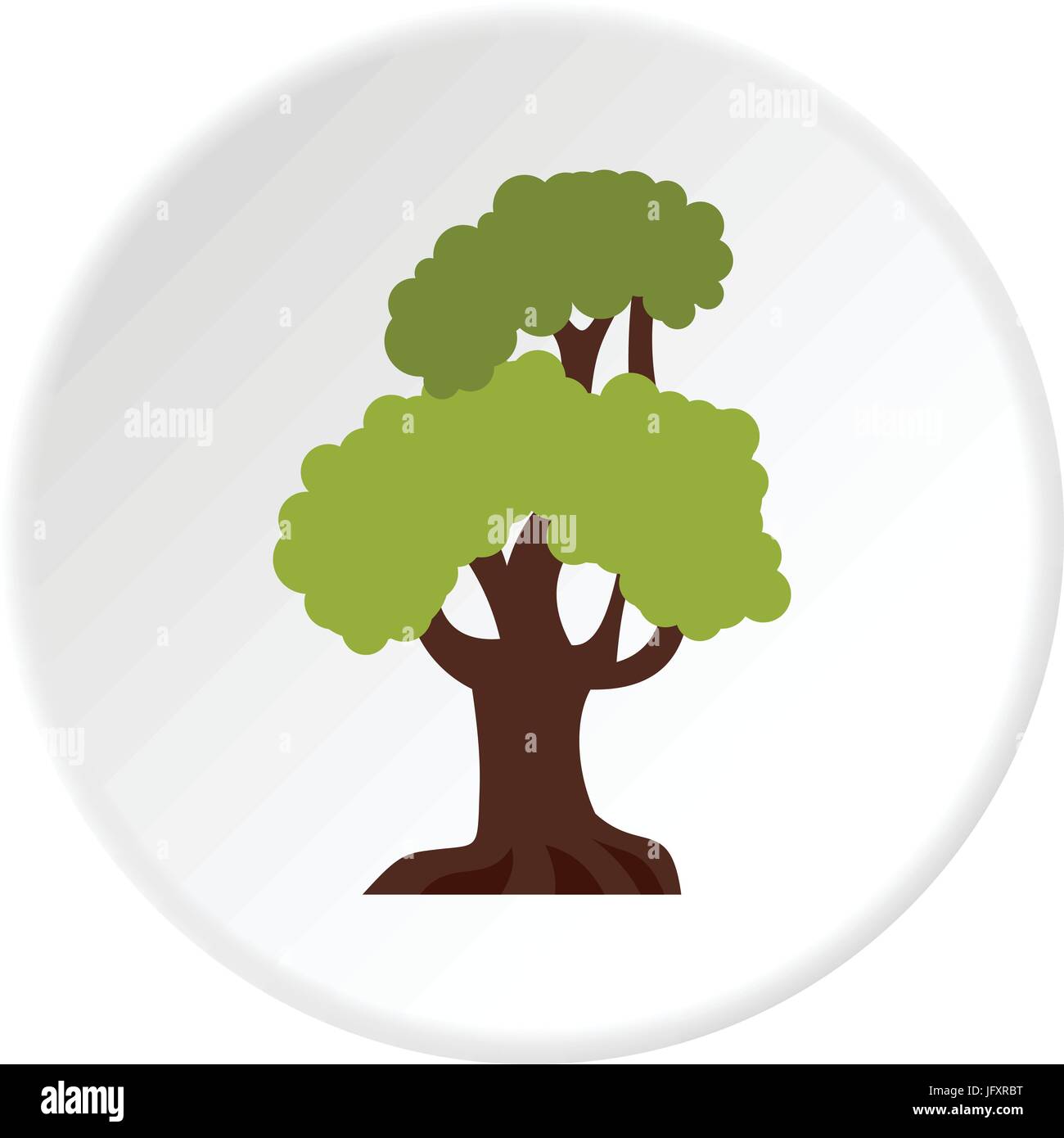 Big tree icon circle Stock Vector Image & Art - Alamy
