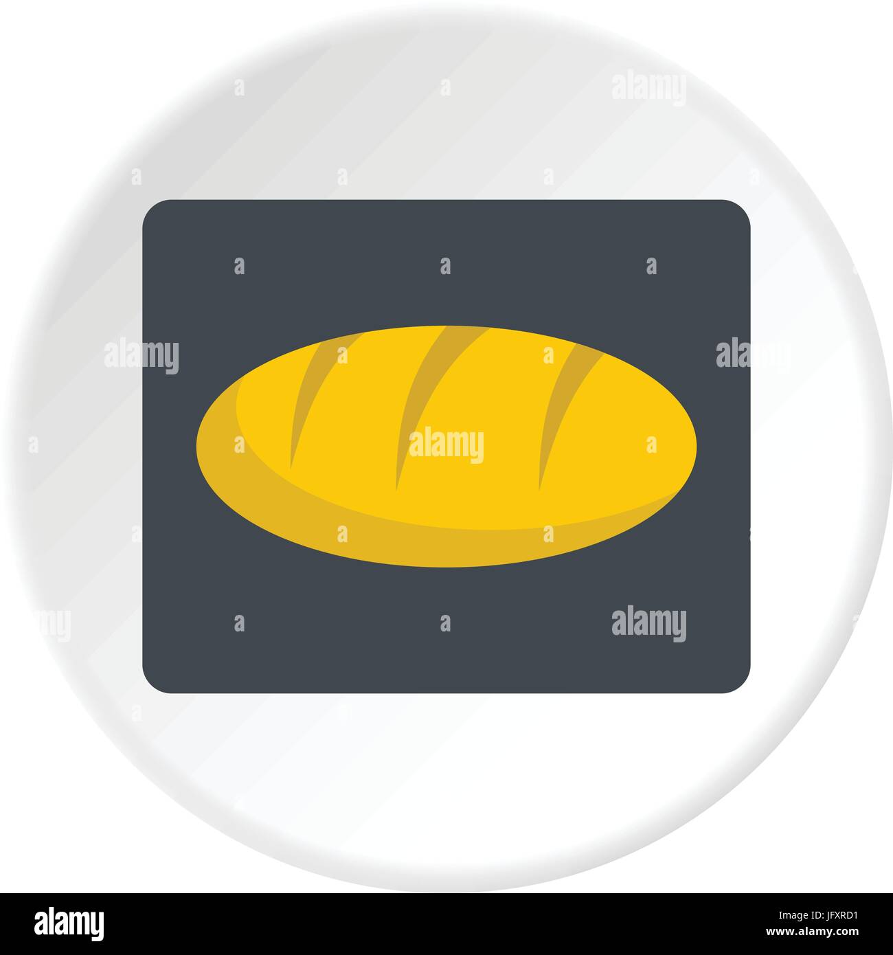 Loaf bread icon circle Stock Vector Image & Art - Alamy