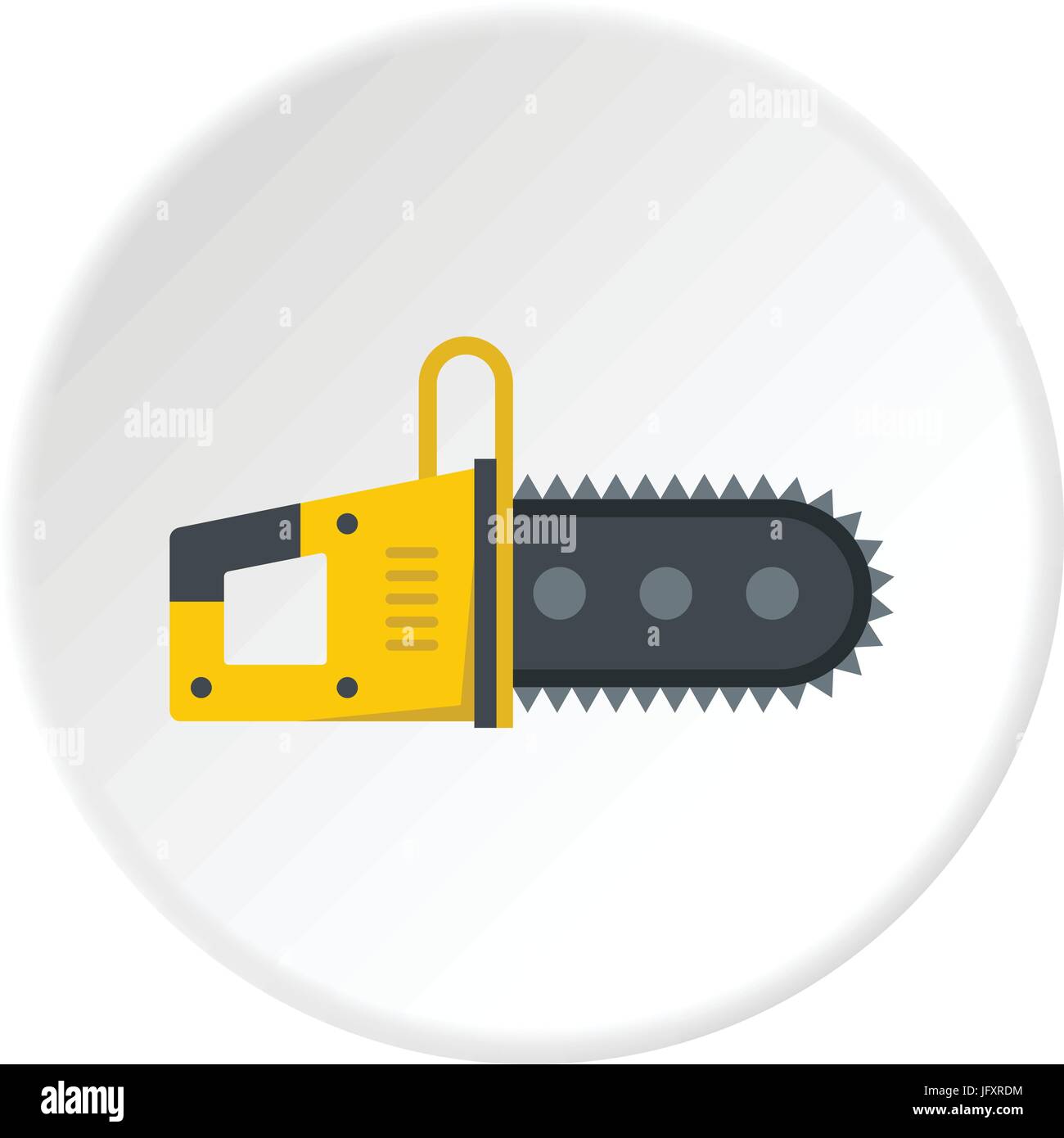 Chainsaw icon circle Stock Vector Image & Art - Alamy