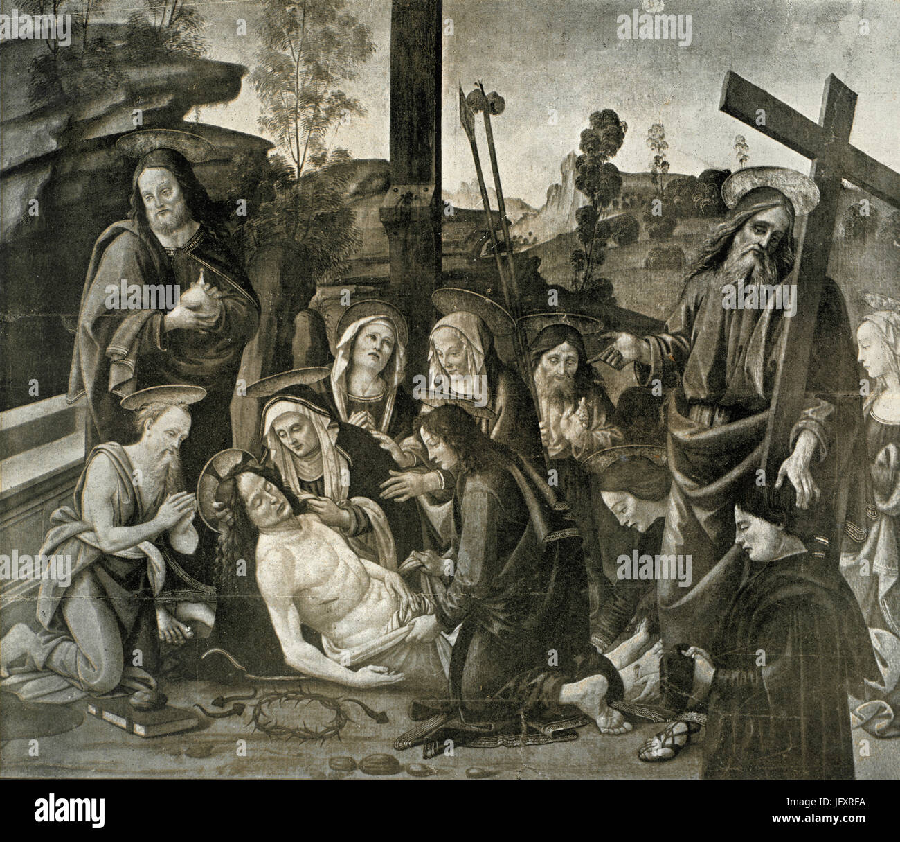 Painting pieta hi-res stock photography and images - Alamy