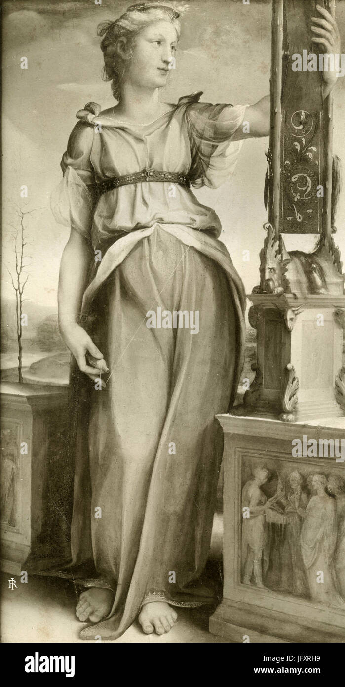 Penelope, painting by Domenico Beccafumi Venice, Italy Stock Photo - Alamy