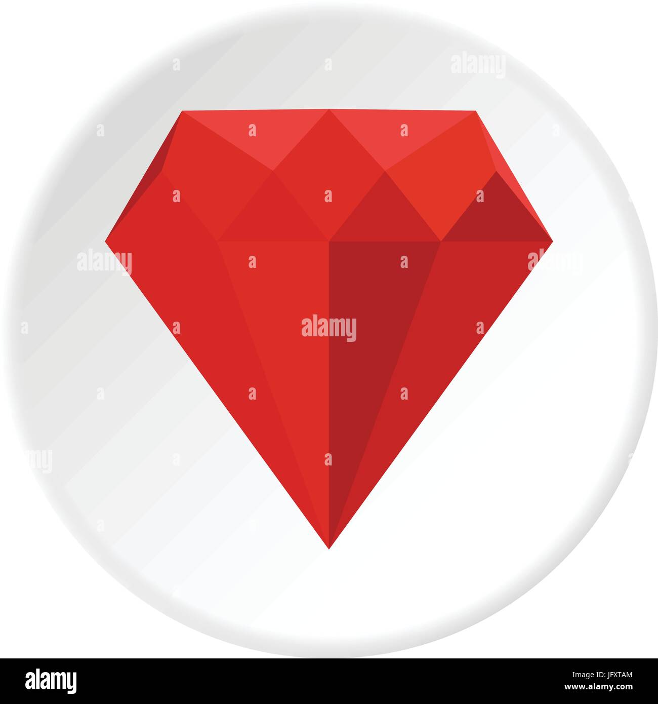 Ruby icon circle Stock Vector Image & Art - Alamy